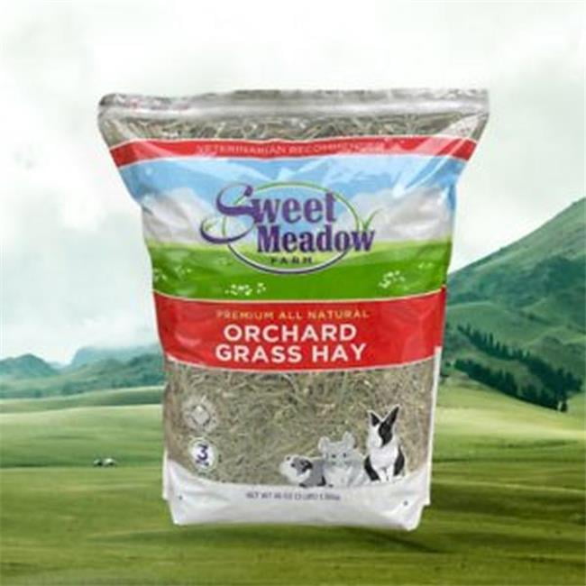 Sweet Meadow Farm 688020 3 lbs Orchard Grass Hay Small Pet Food - 5 ...