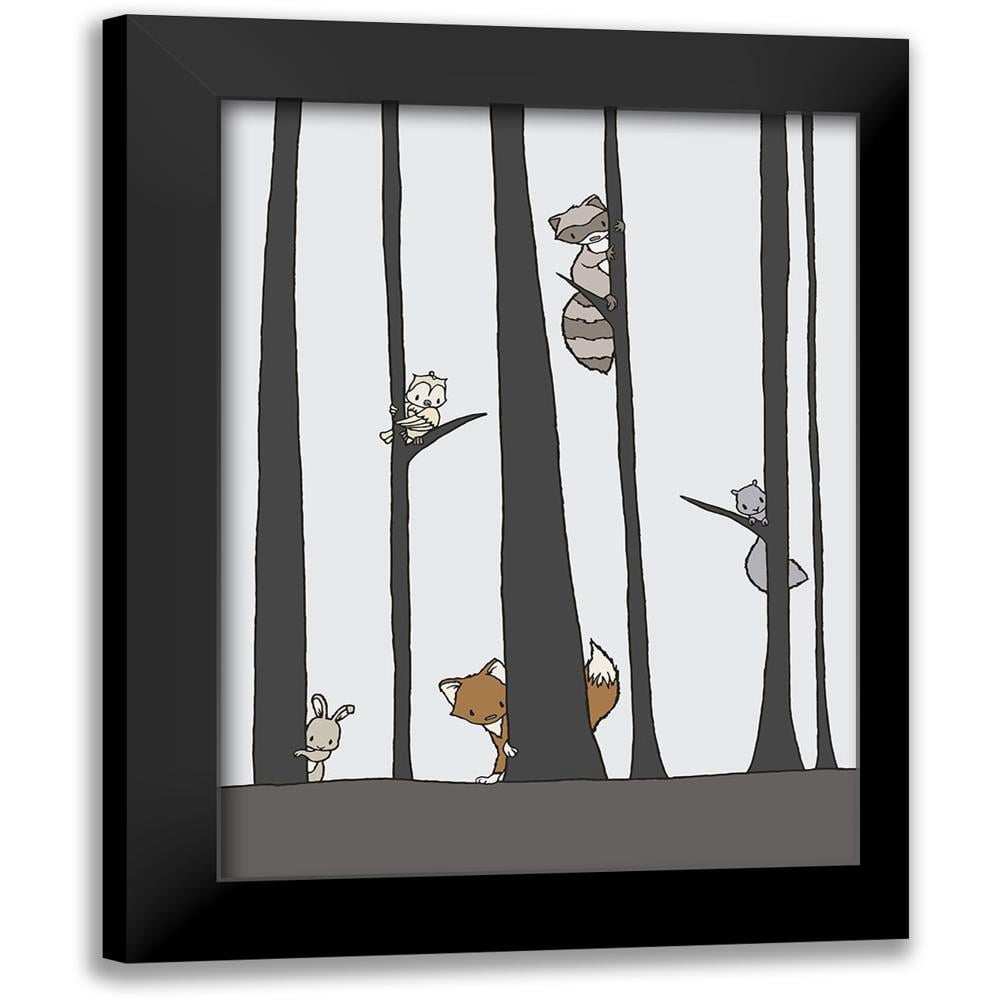 Sweet Melody Designs 12x14 Black Modern Framed Museum Art Print Titled ...