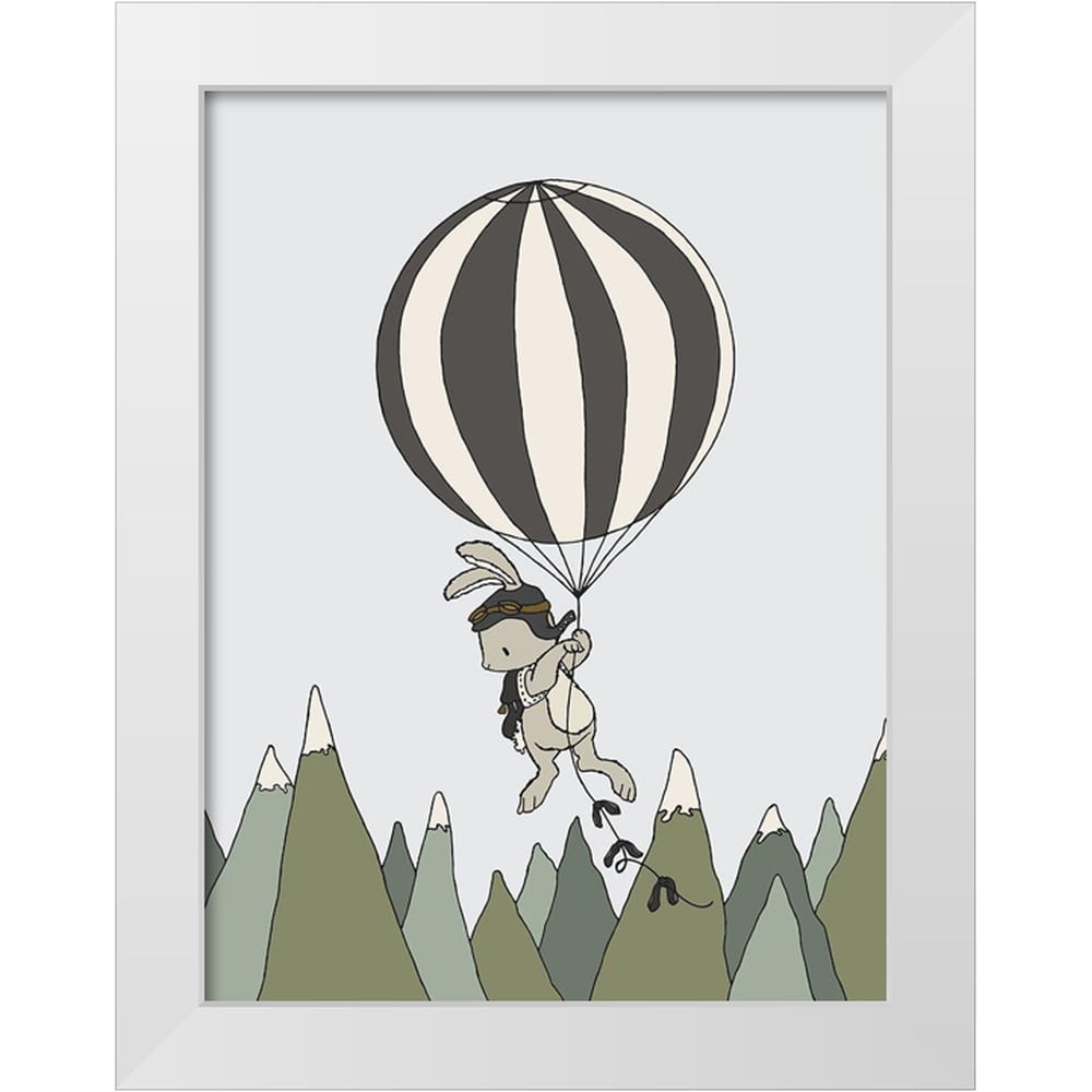 Sweet Melody Designs 12x14 White Modern Wood Framed Museum Art Print ...