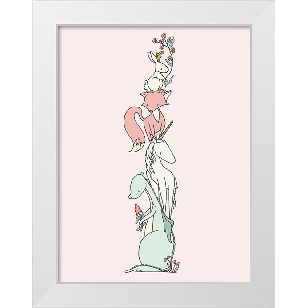 Sweet Melody Designs 12x14 White Modern Wood Framed Museum Art Print ...