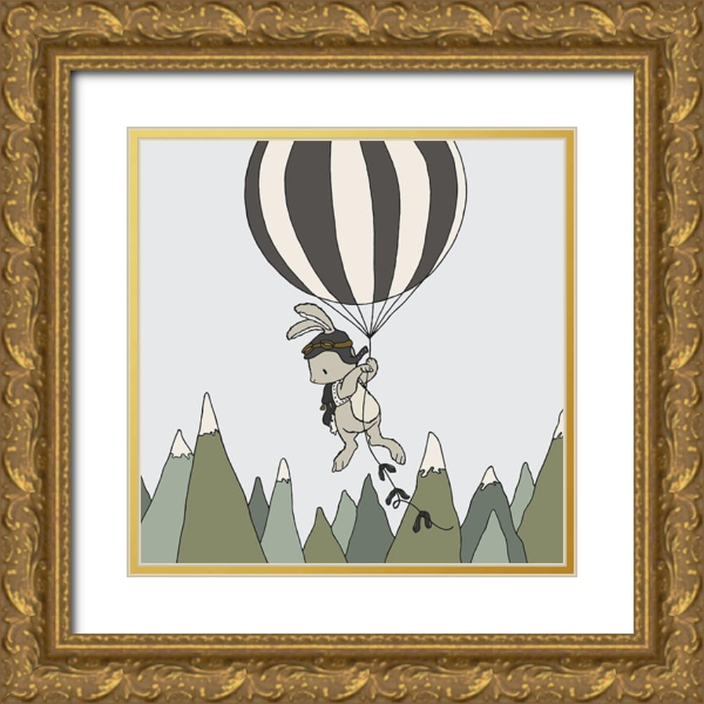 Sweet Melody Designs 15x15 Gold Ornate Wood Framed with Double Matting ...