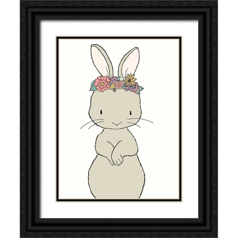 Sweet Melody Designs 15x18 Black Ornate Wood Framed with Double Matting ...