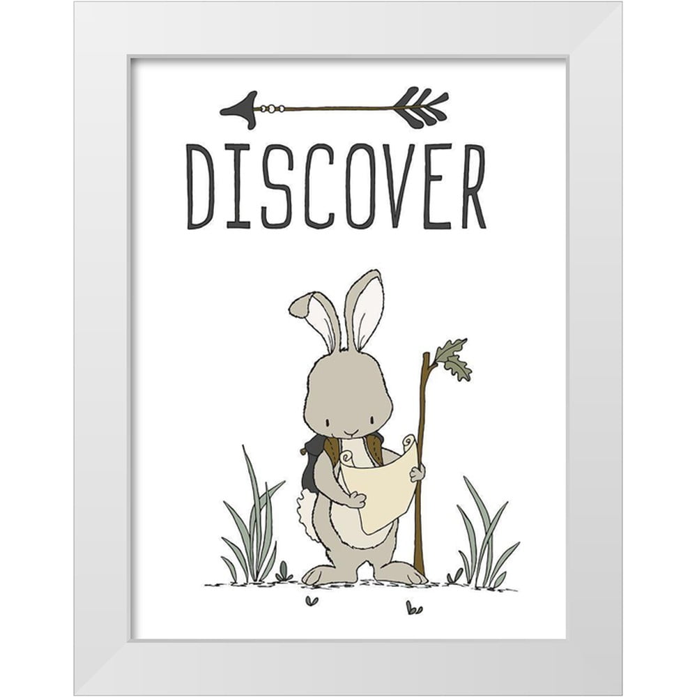 Sweet Melody Designs 15x18 White Modern Wood Framed Museum Art Print ...