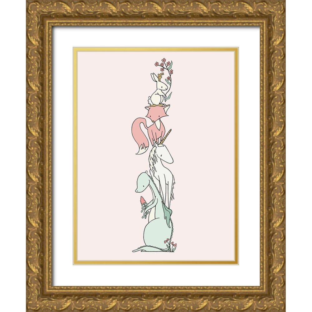 Sweet Melody Designs 19x24 Gold Ornate Wood Framed with Double Matting ...