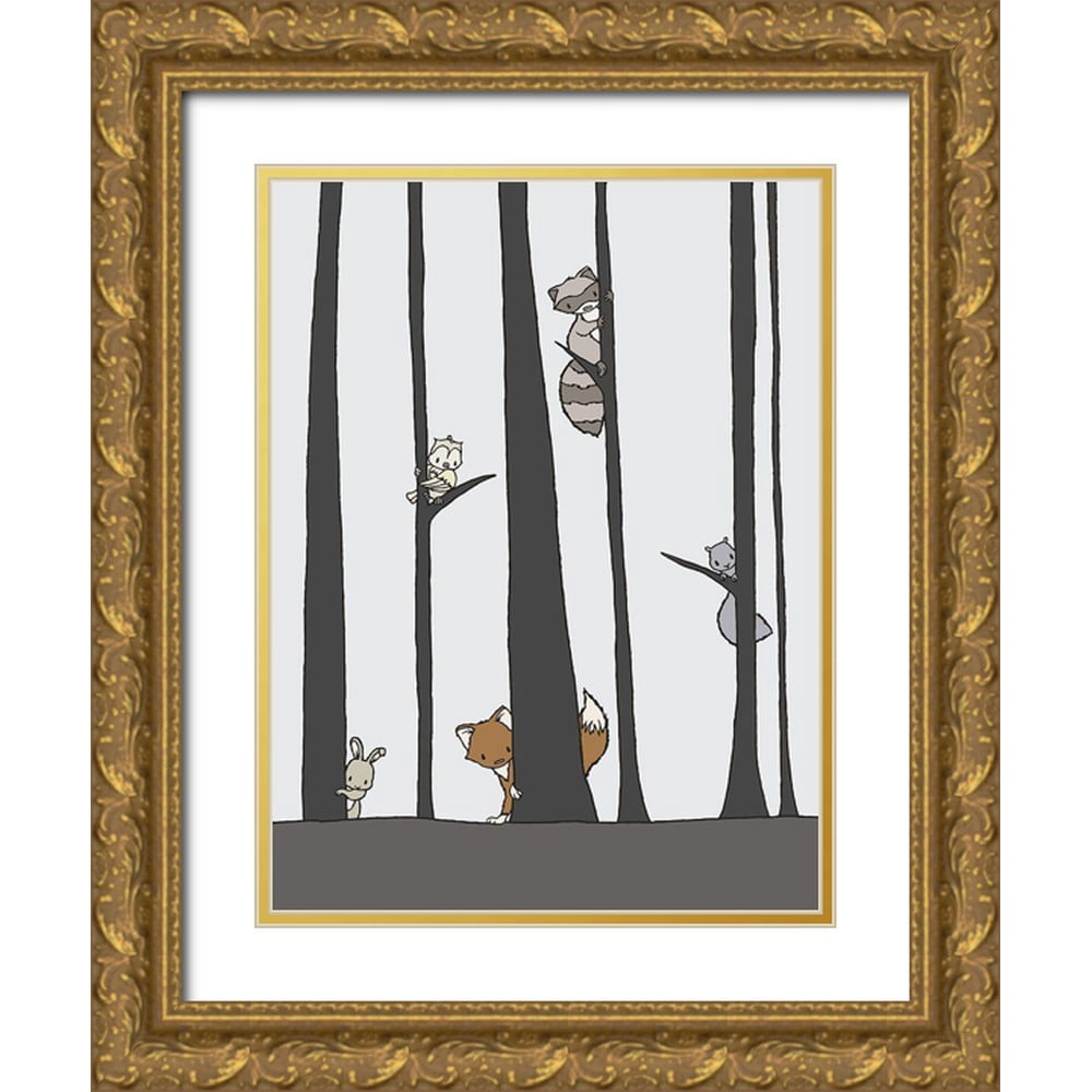 Sweet Melody Designs 19x24 Gold Ornate Wood Framed with Double Matting ...