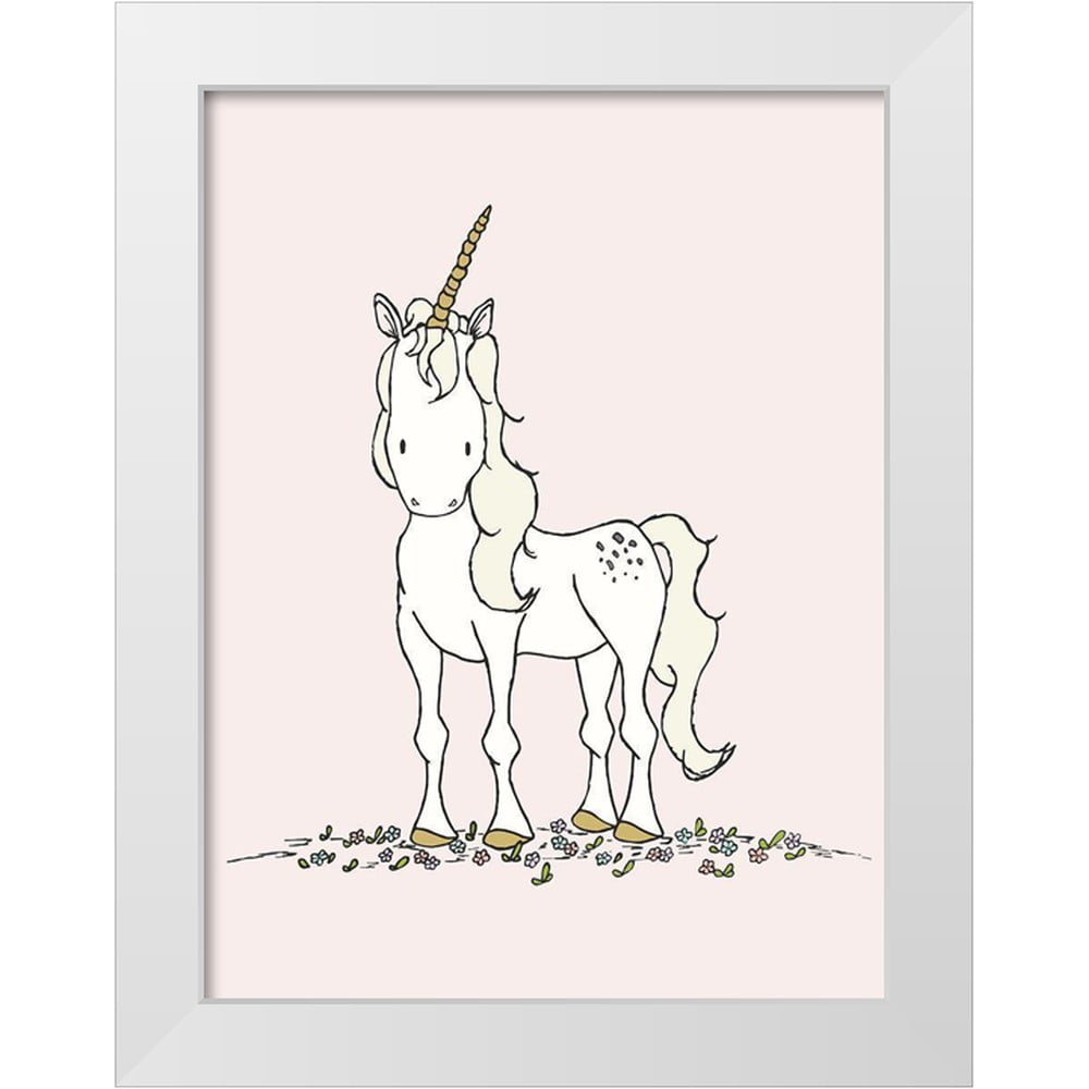 Sweet Melody Designs 19x24 White Modern Wood Framed Museum Art Print ...