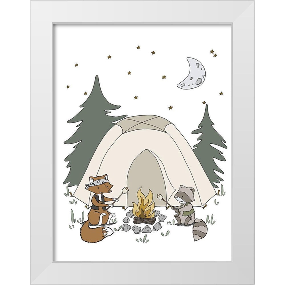 Sweet Melody Designs 19x24 White Modern Wood Framed Museum Art Print ...