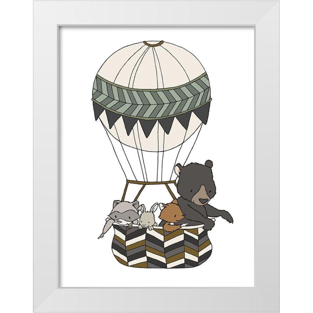 Sweet Melody Designs 19x24 White Modern Wood Framed Museum Art Print ...