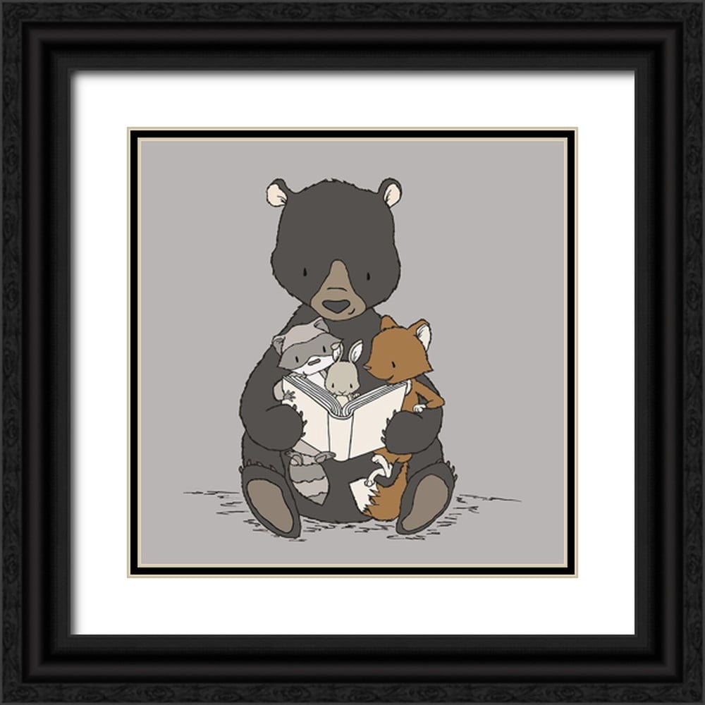 Sweet Melody Designs 20x20 Black Ornate Wood Framed with Double Matting ...