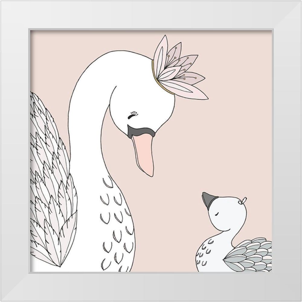 Sweet Melody Designs 20x20 White Modern Wood Framed Museum Art Print ...