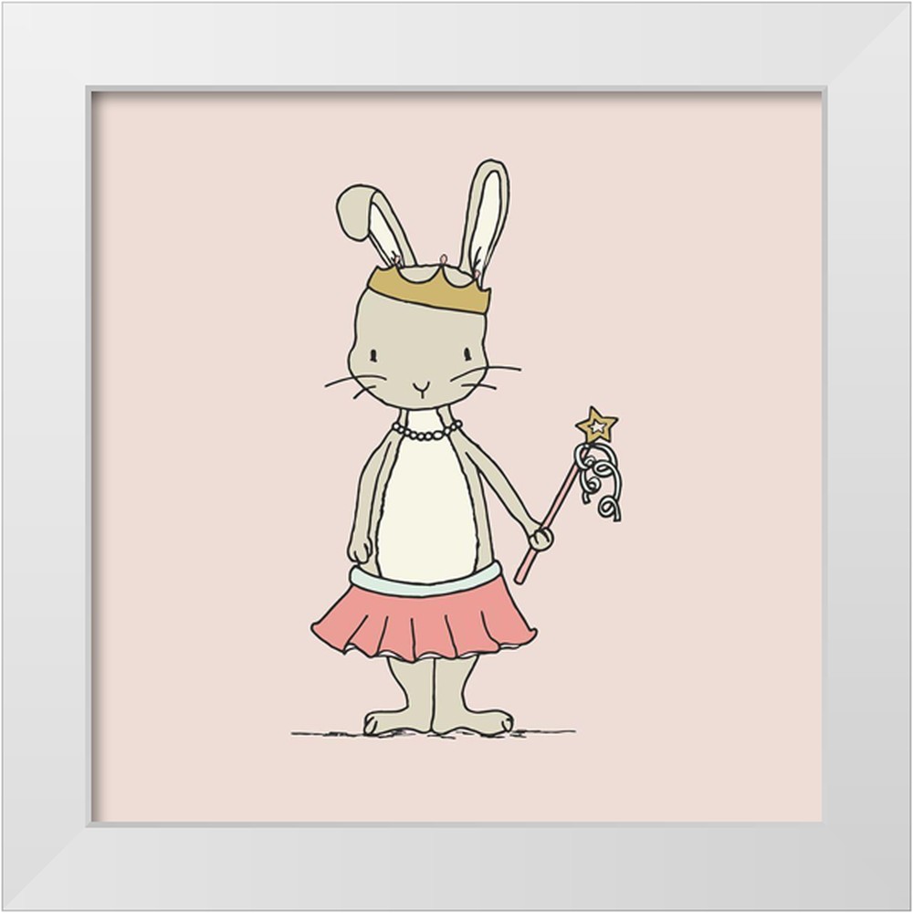 Sweet Melody Designs 26x26 White Modern Wood Framed Museum Art Print ...