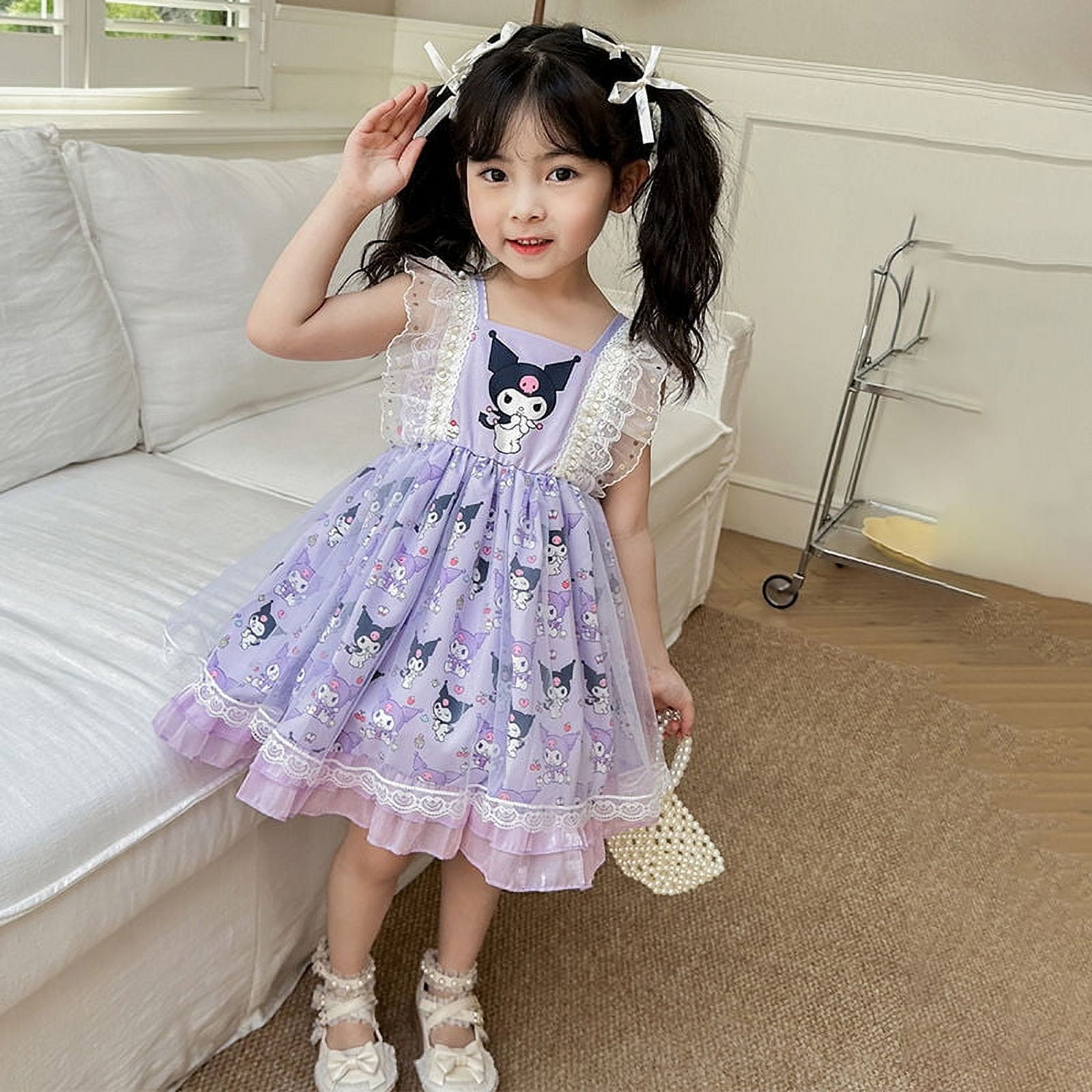 Sweet My Melody Anime Kawaii Sanrio Baby Princess Shirt Dress New Cute ...