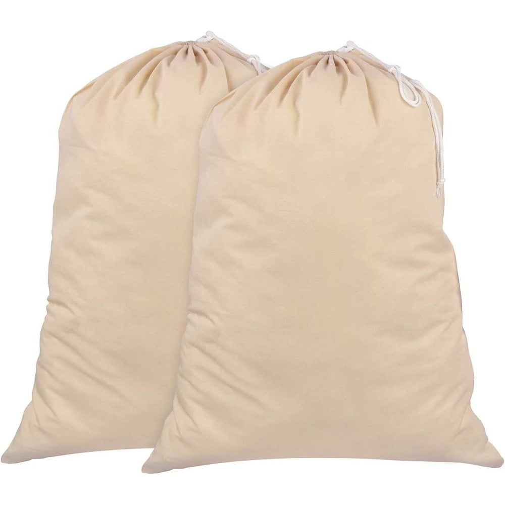 Sweet Needle Premium Canvas Laundry Bag With Shoulder Strap, 75 X 56 Cm ...