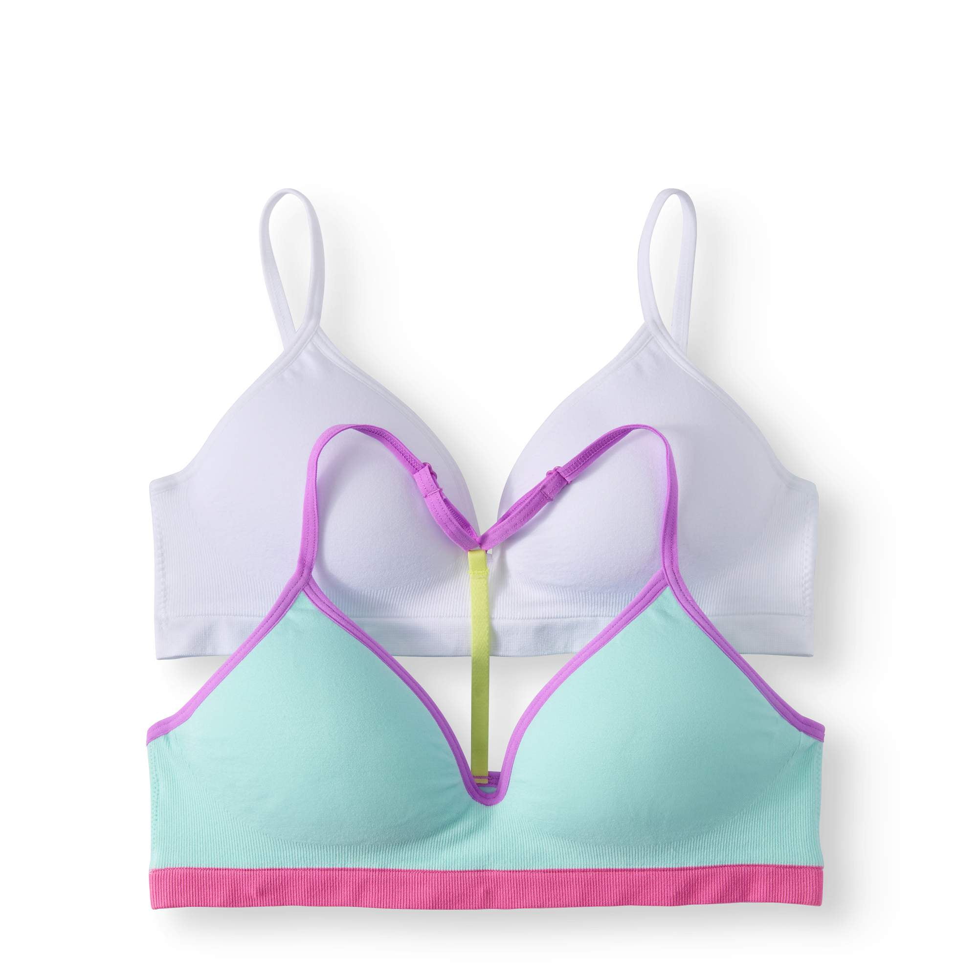 Sweet Nothing Girls Bra, 2 Pack Hybrid Bra (Big Girls) - Walmart.com