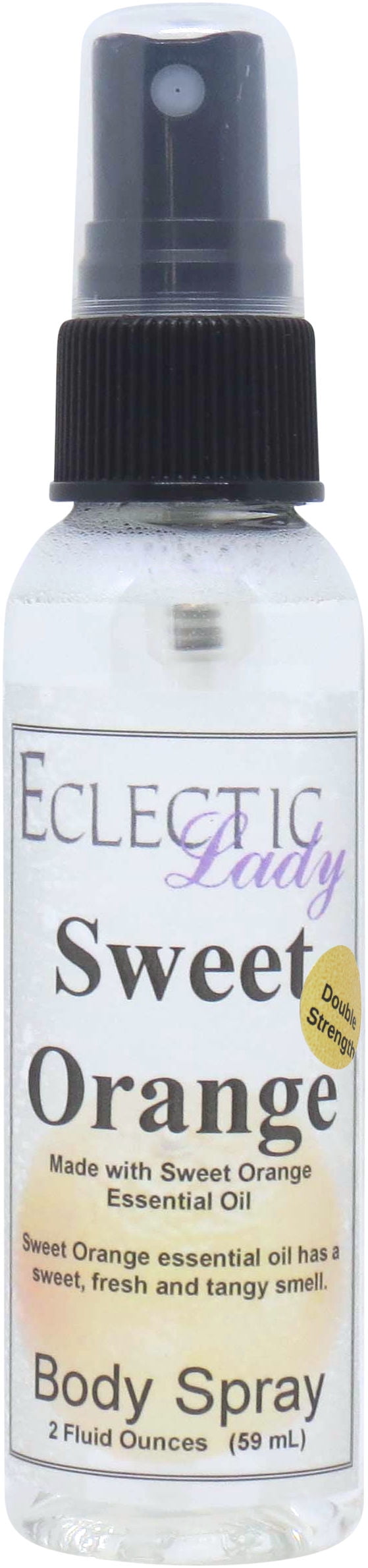 Sweet Orange Body Spray, Eclectic Lady, Hydrating Mist, Unisex (Double ...