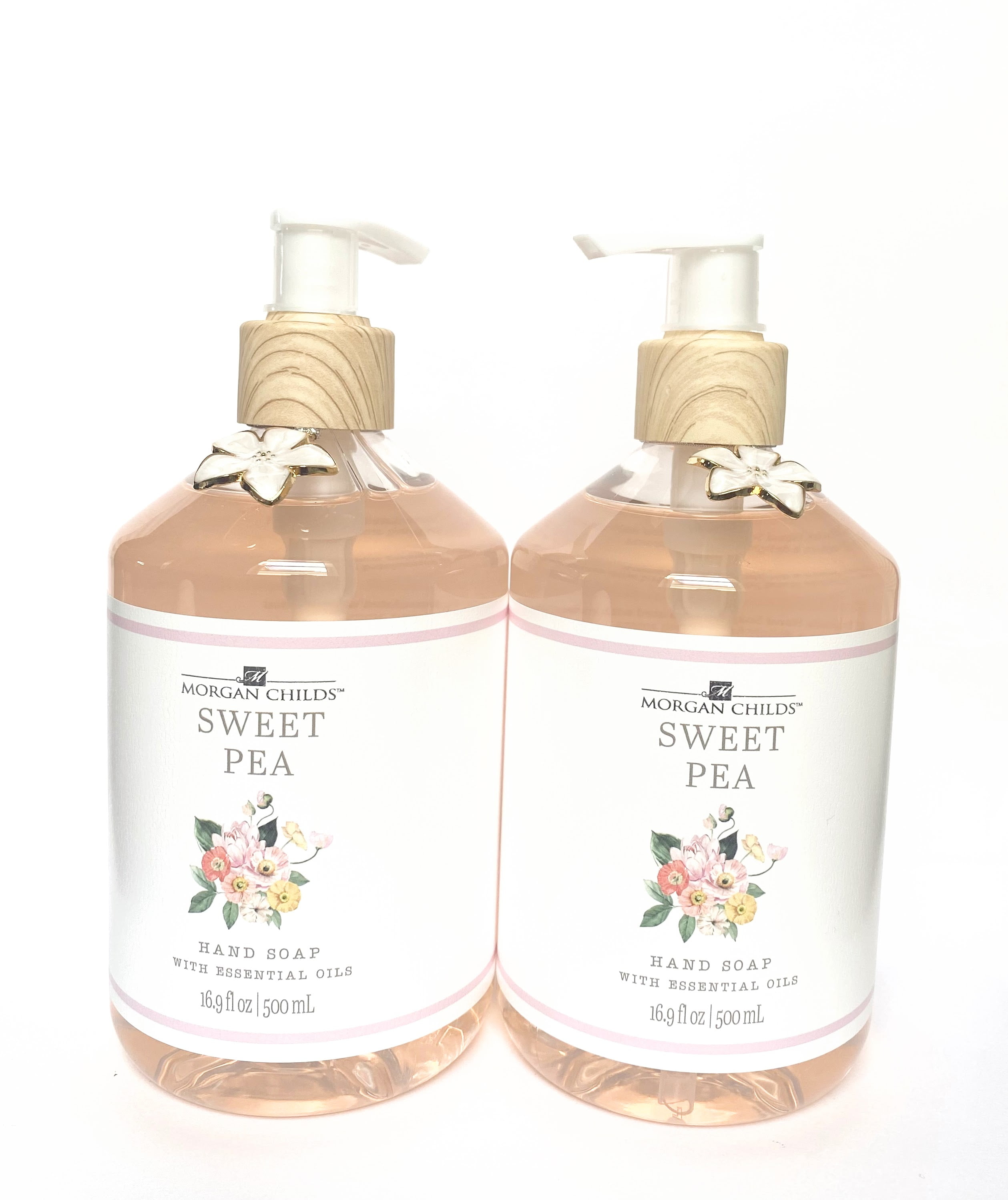 Sweet Pea Hand Soap With Essential Oils 500 mL each - 2 Pack - Walmart.com
