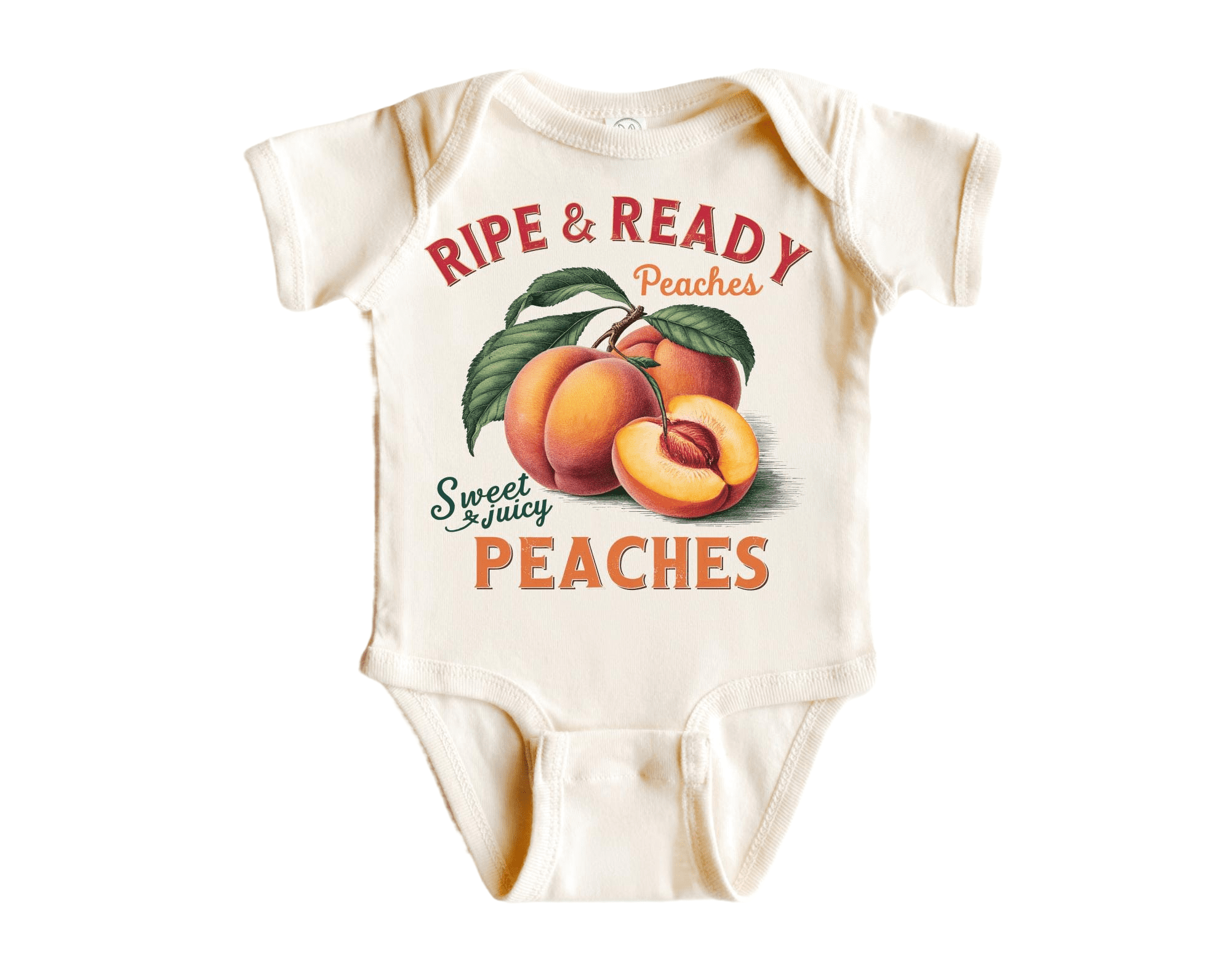 Sweet Peach - Baby Boy Girl Clothes Infant Bodysuit Funny Cute Newborn ...