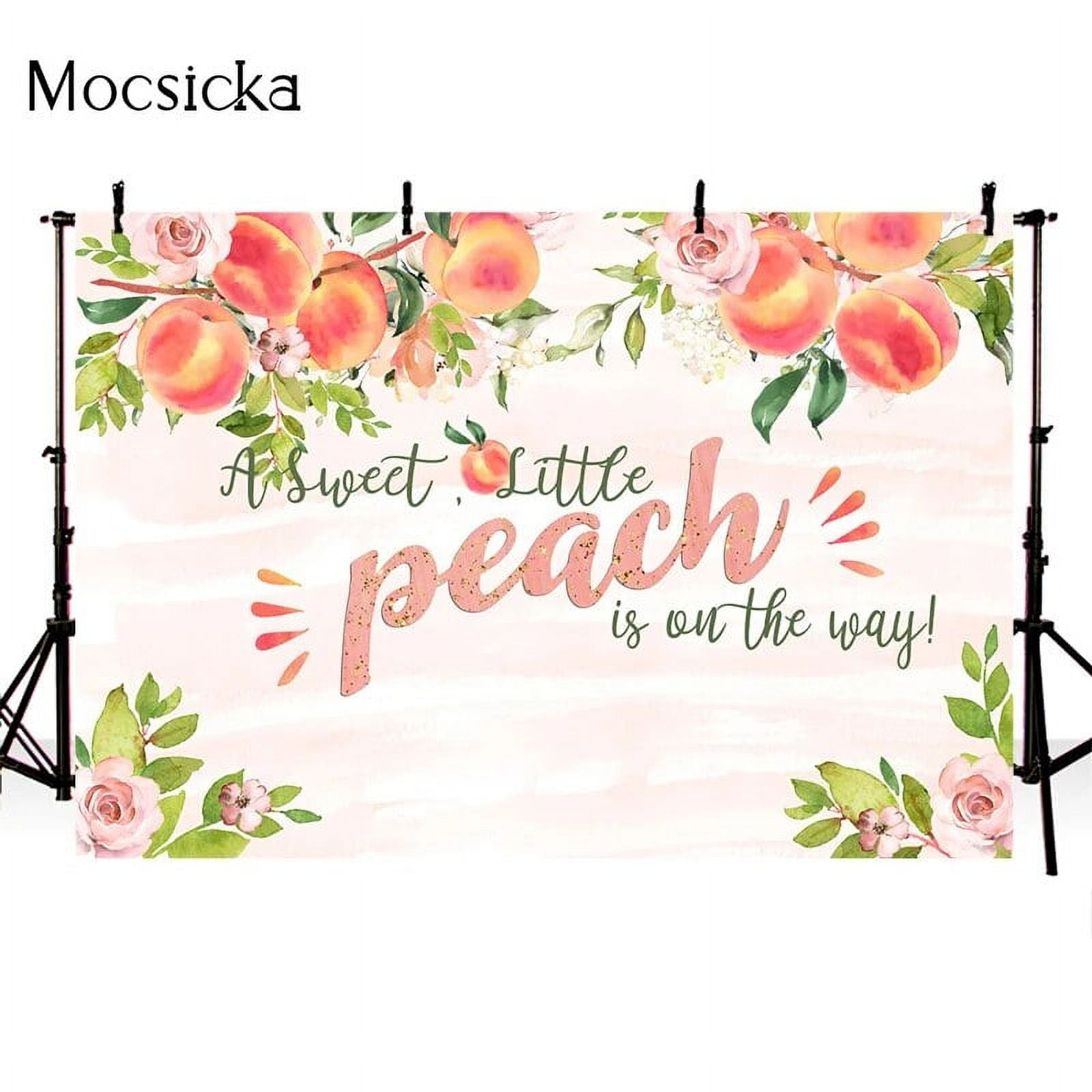 Sweet Peach Photography Background Spring Peach Tree Peach Decoration ...