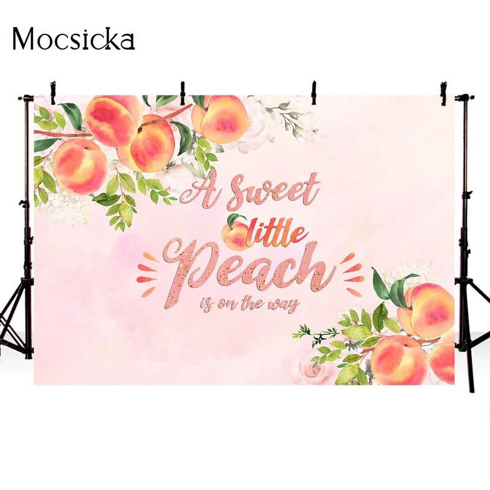 Sweet Peach Photography Background Spring Peach Tree Peach Decoration ...