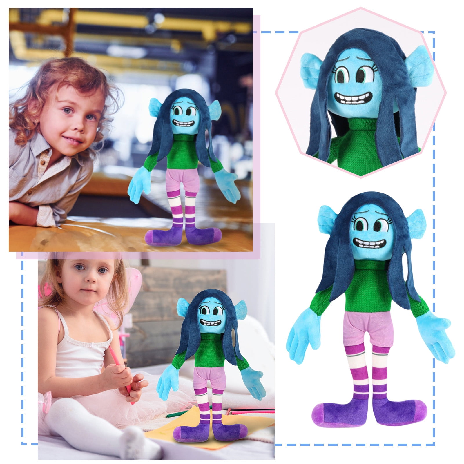 Sweet Pets Gifts Cat Toys Doy Toys HIMIWAY Plush Doll Toy Gift Cartoon ...