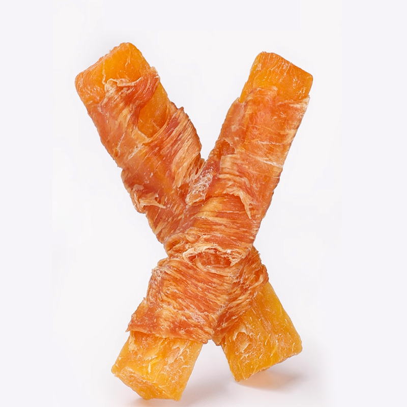 Sweet Potato Chicken Roll - Dog Treats, Natural Teeth Cleaning Treats ...
