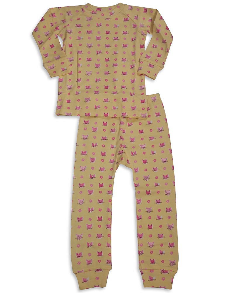 Sweet Potatoes Toddler Girls Long Sleeve Pajamas Female Lounge Sleep ...