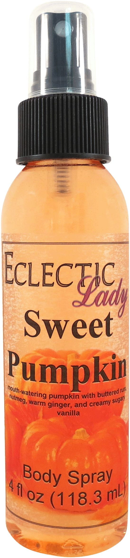 Sweet Pumpkin Body Spray, Eclectic Lady, Hydrating Mist, Unisex, 4 oz ...