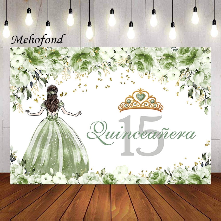 Sweet Quinceanera 15 Quince Años Floral Princess Girl Birthday Party r ...