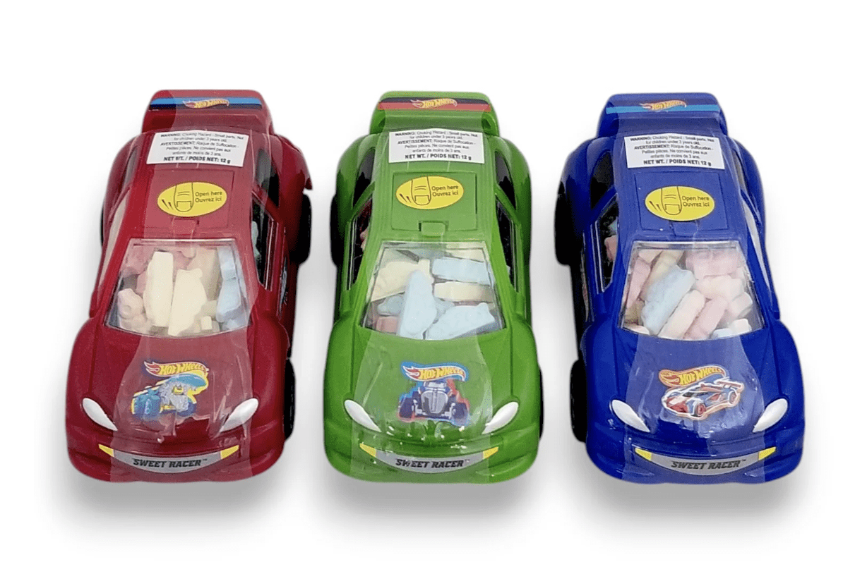 Sweet Racer™ Candy-Filled Toy Car – 0.42 oz Sweet Treat Inside - 3 Pack ...