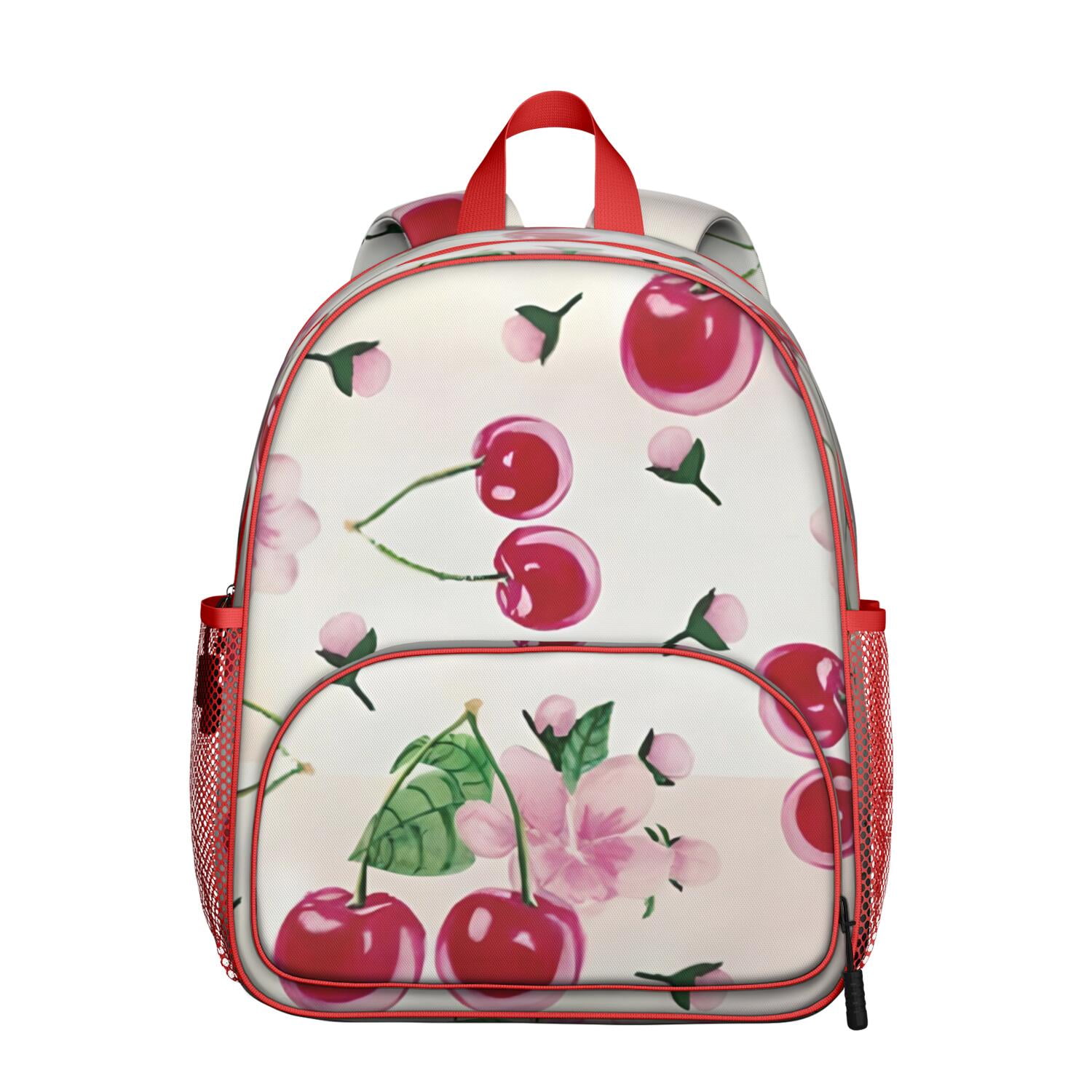 Sweet Red Cherry Backpack for School and Travel, Cute Lightweight Bag ...