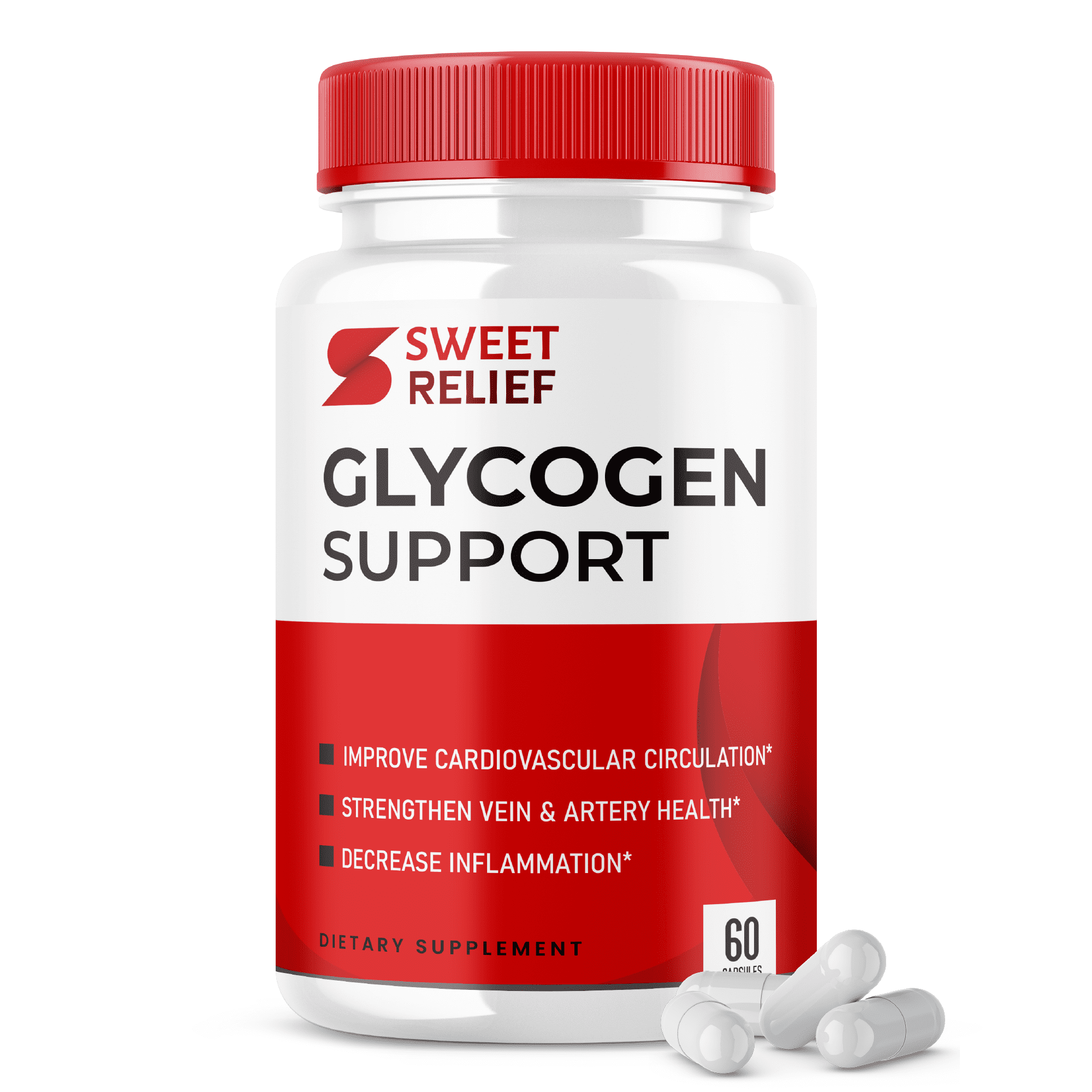 Sweet Relief Glycogen Support Blood Vessel Supplement (60 Capsules ...
