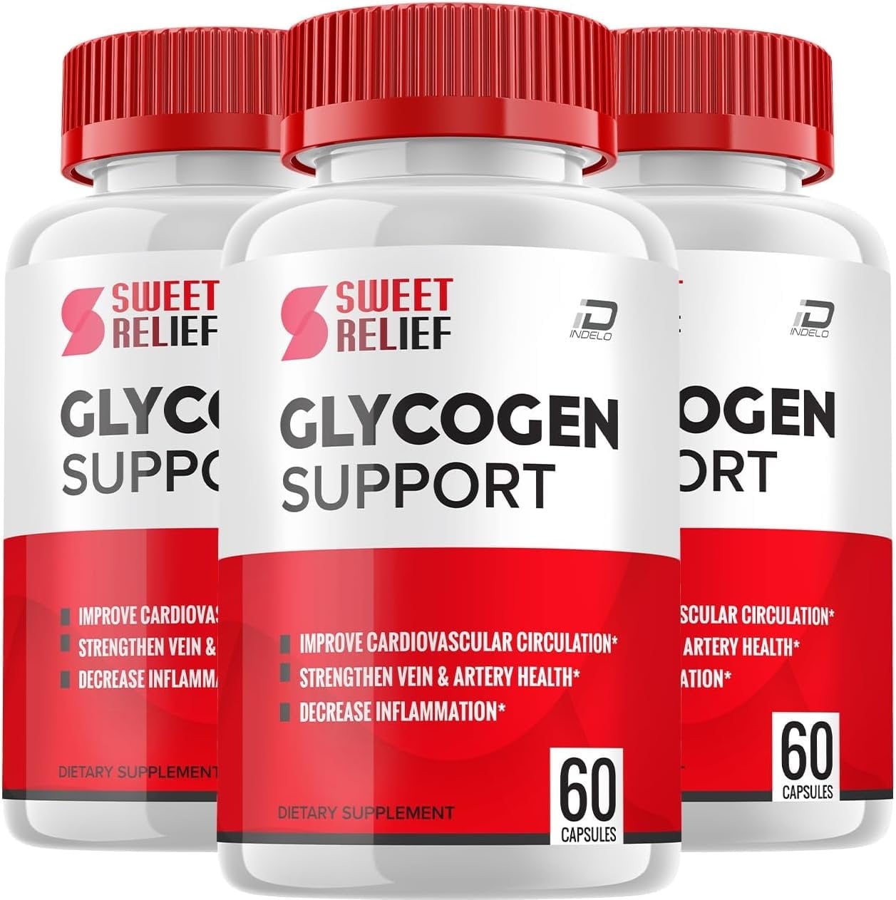 Sweet Relief Glycogen Support Capsules - Advanced Formula, Non-GMO, 3 ...