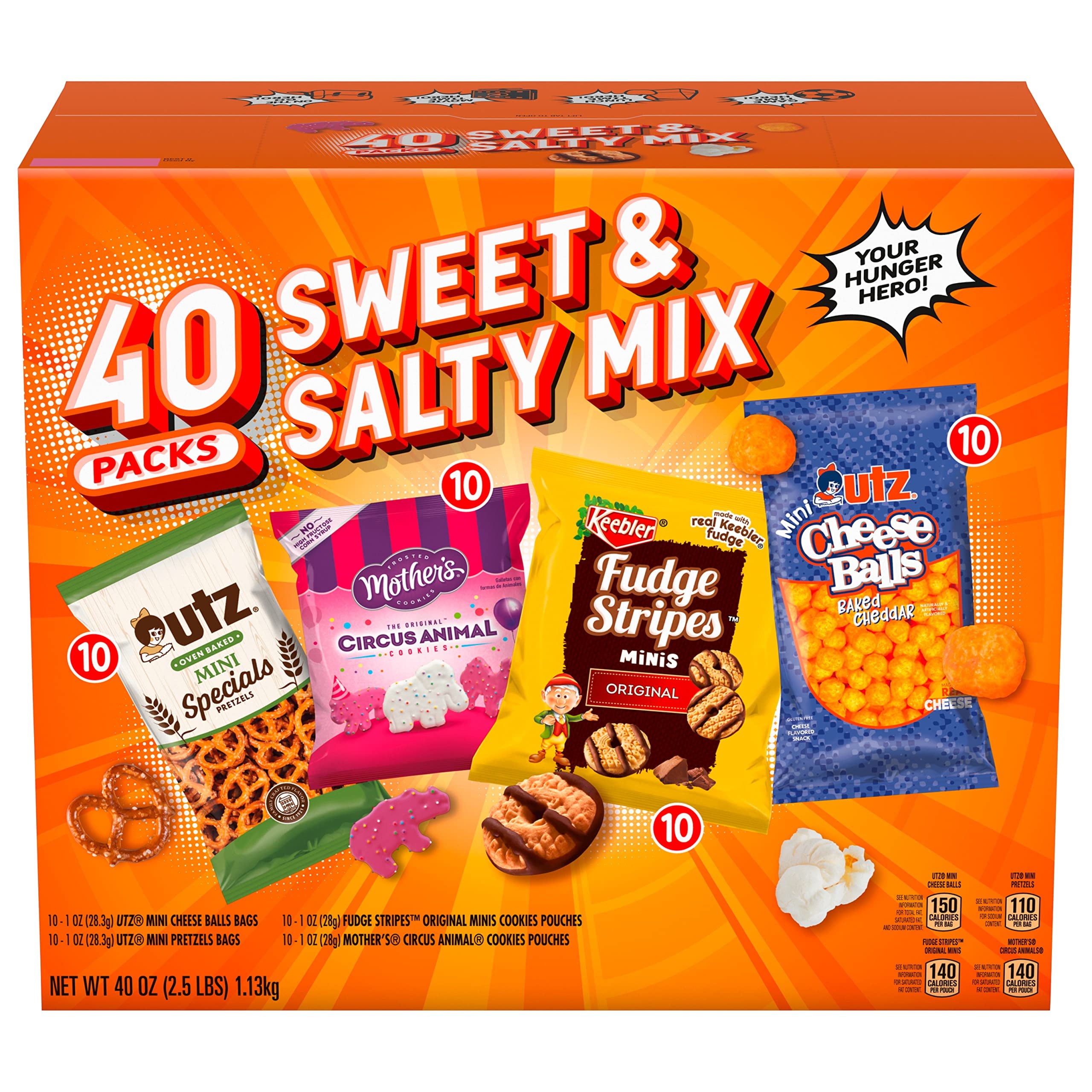 Sweet & Salty Mix Snack Box Variety Pack Individually Wrapped Snacks ...