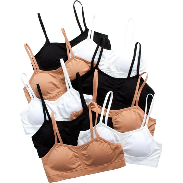 Sweet & Sassy Girls Seamless Training Bra Cami Training Bra Stretch ...