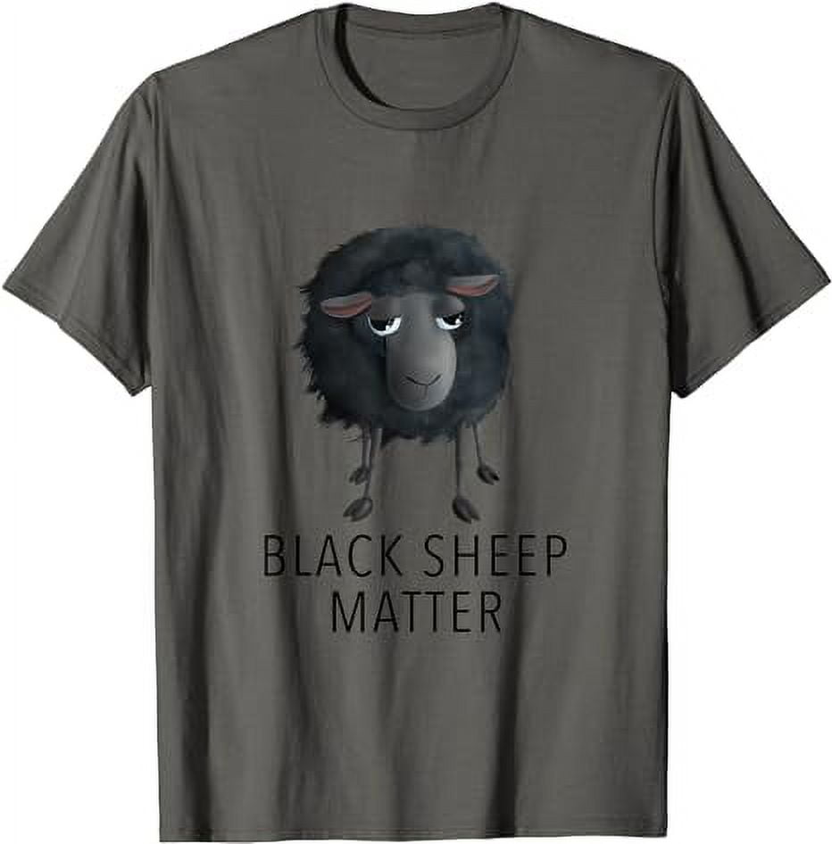 Sweet Sheep - Black Sheep Matter (D010-0908B) T-Shirt - Walmart.com