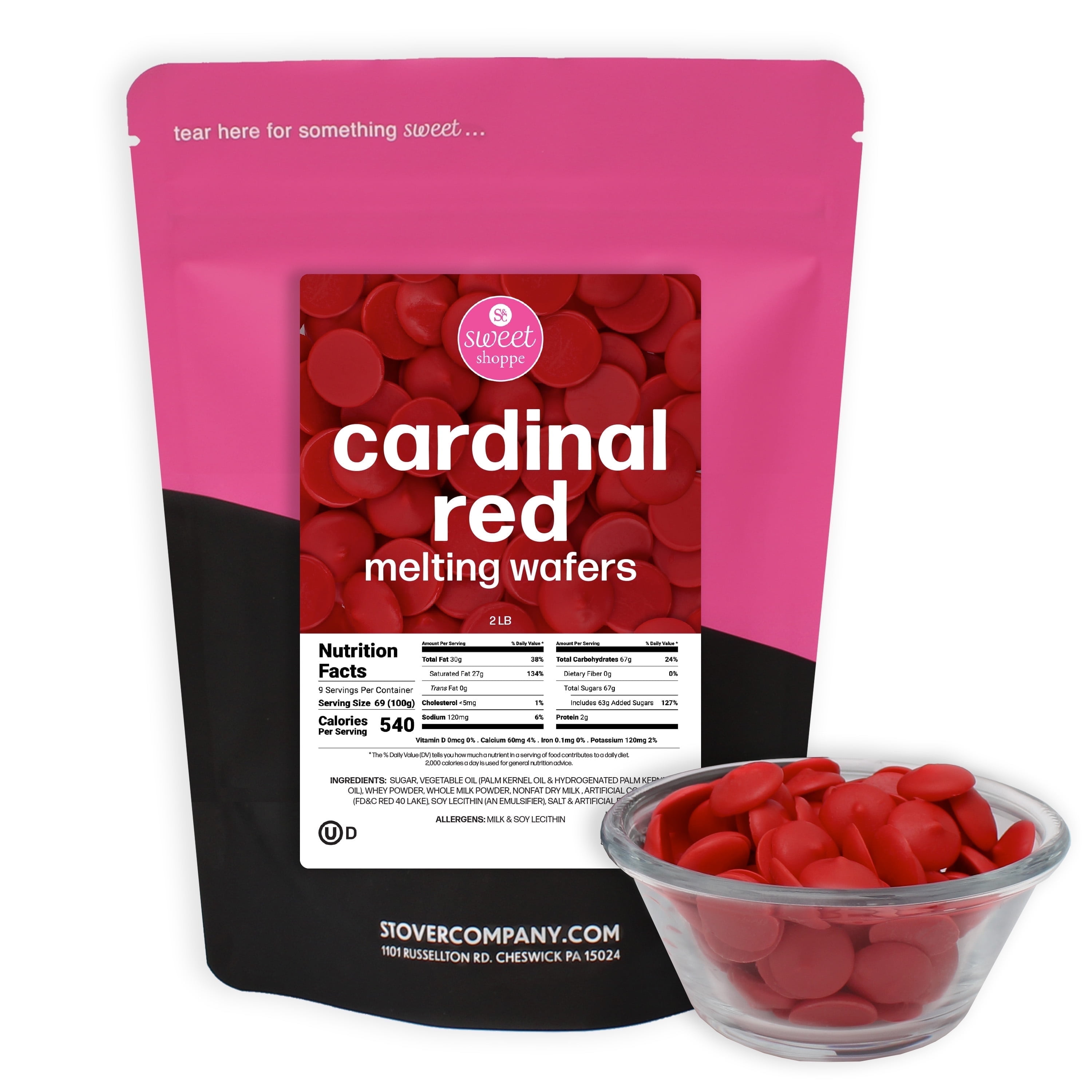 Sweet Shoppe Cardinal Red Colored Melting Wafers, 2 lbs - Walmart.com