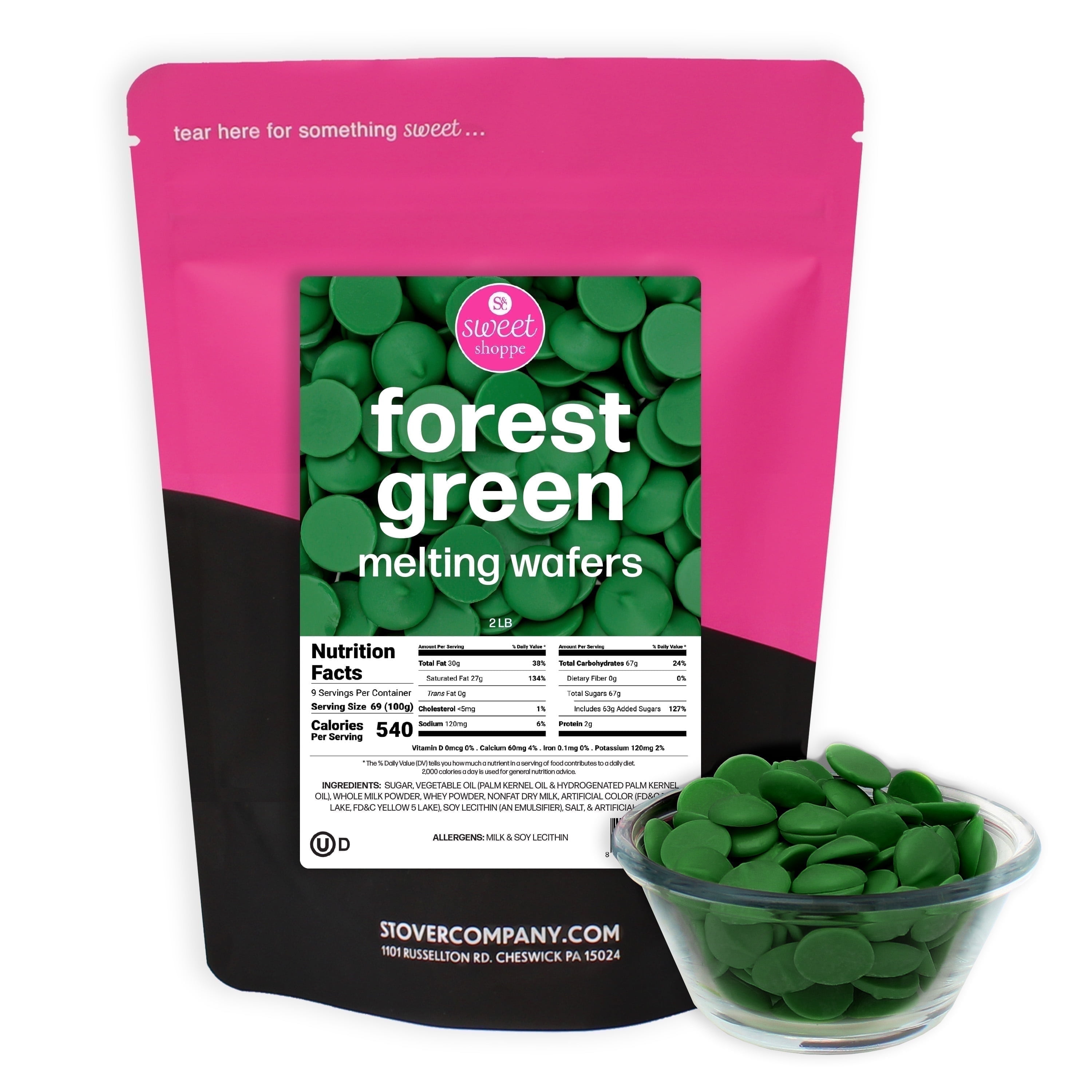 Sweet Shoppe Forest Green Colored Gluten-Free Candy Melts, 2 lbs ...