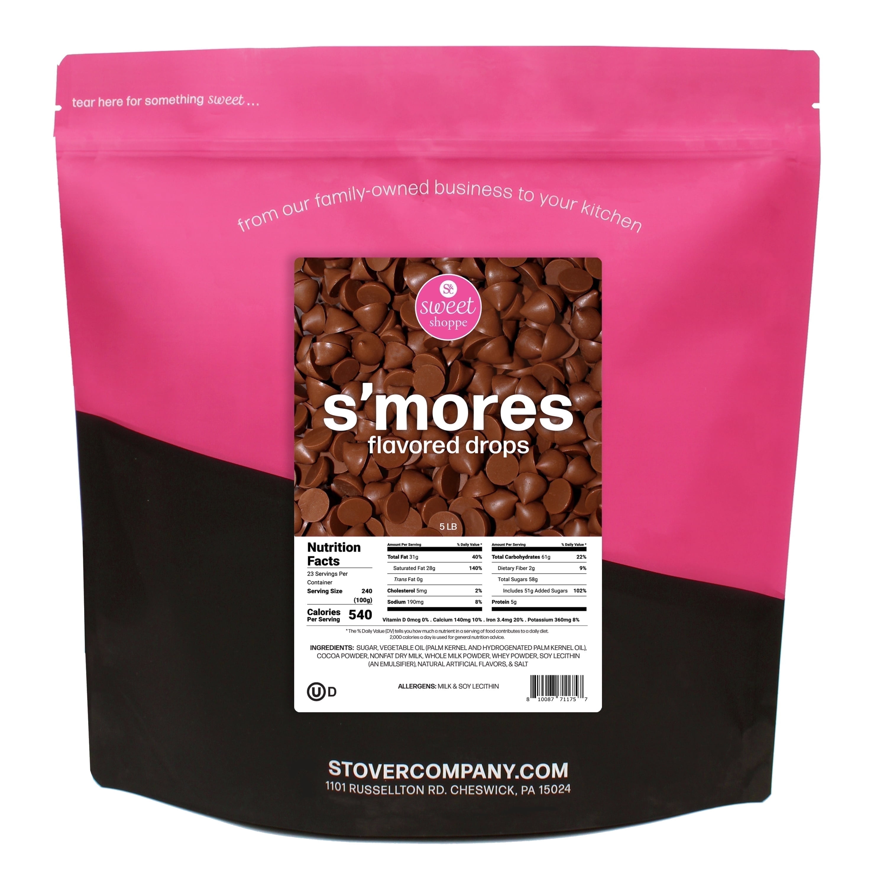 Sweet Shoppe S'mores Flavored Chocolate Drops, 5 lbs - Walmart.com