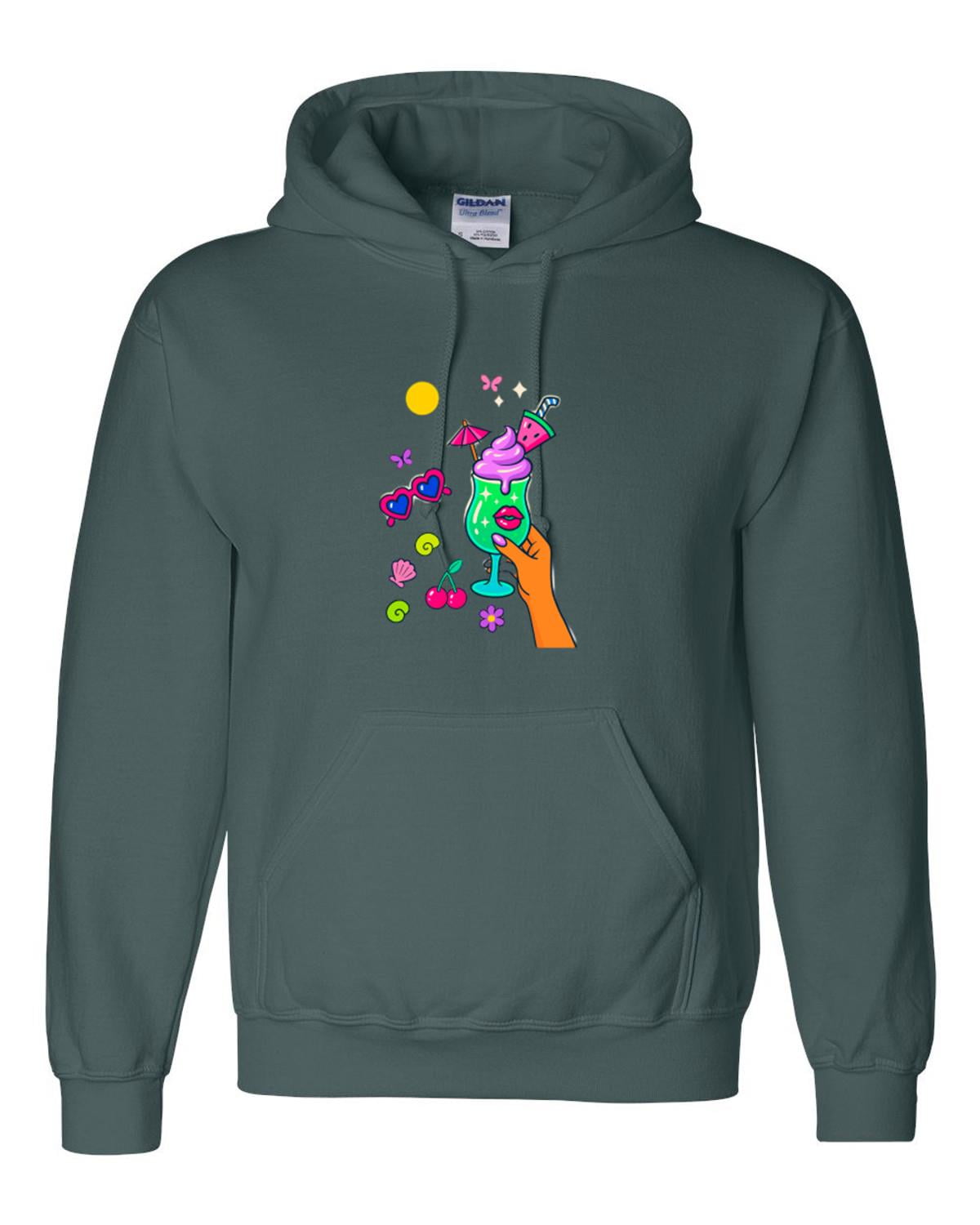 Sweet Sips Summer Drink Lemonade Iced Tea Cocktail Graphic Hoodie ...