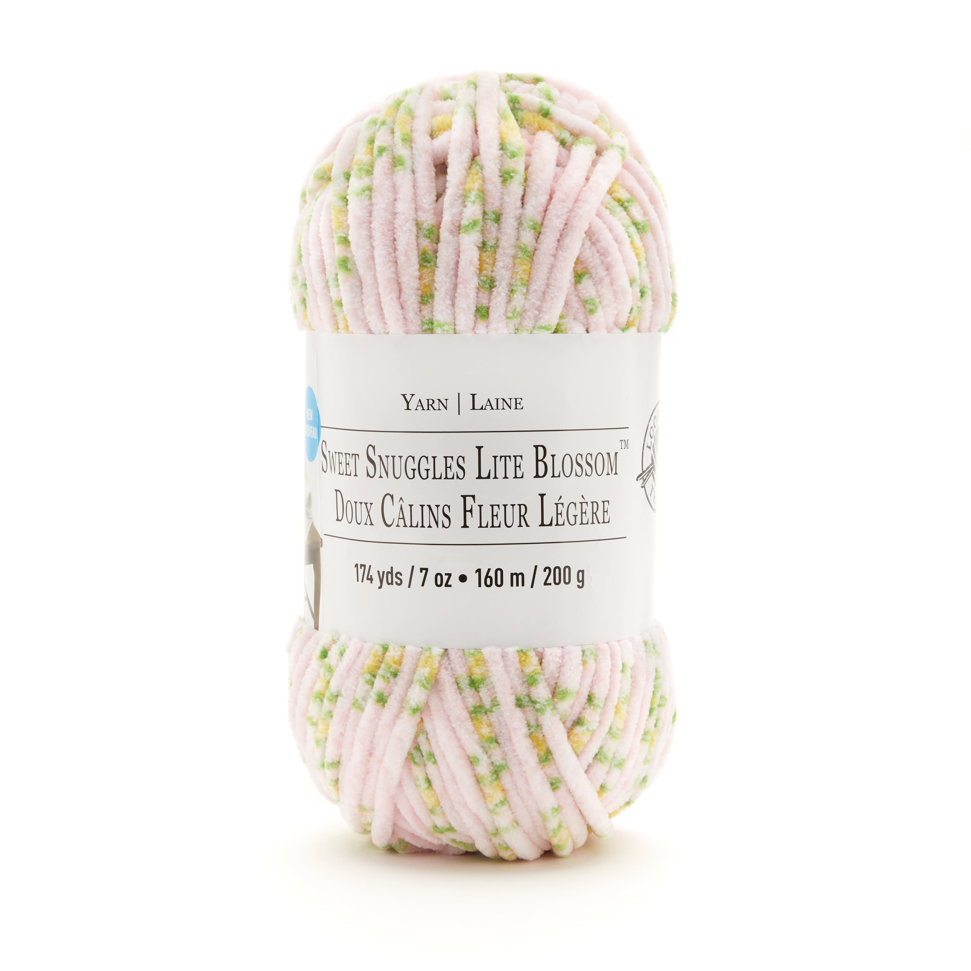 Sweet Snuggles Lite Blossom Yarn by Loops & Threads - Yarn for Knitting ...