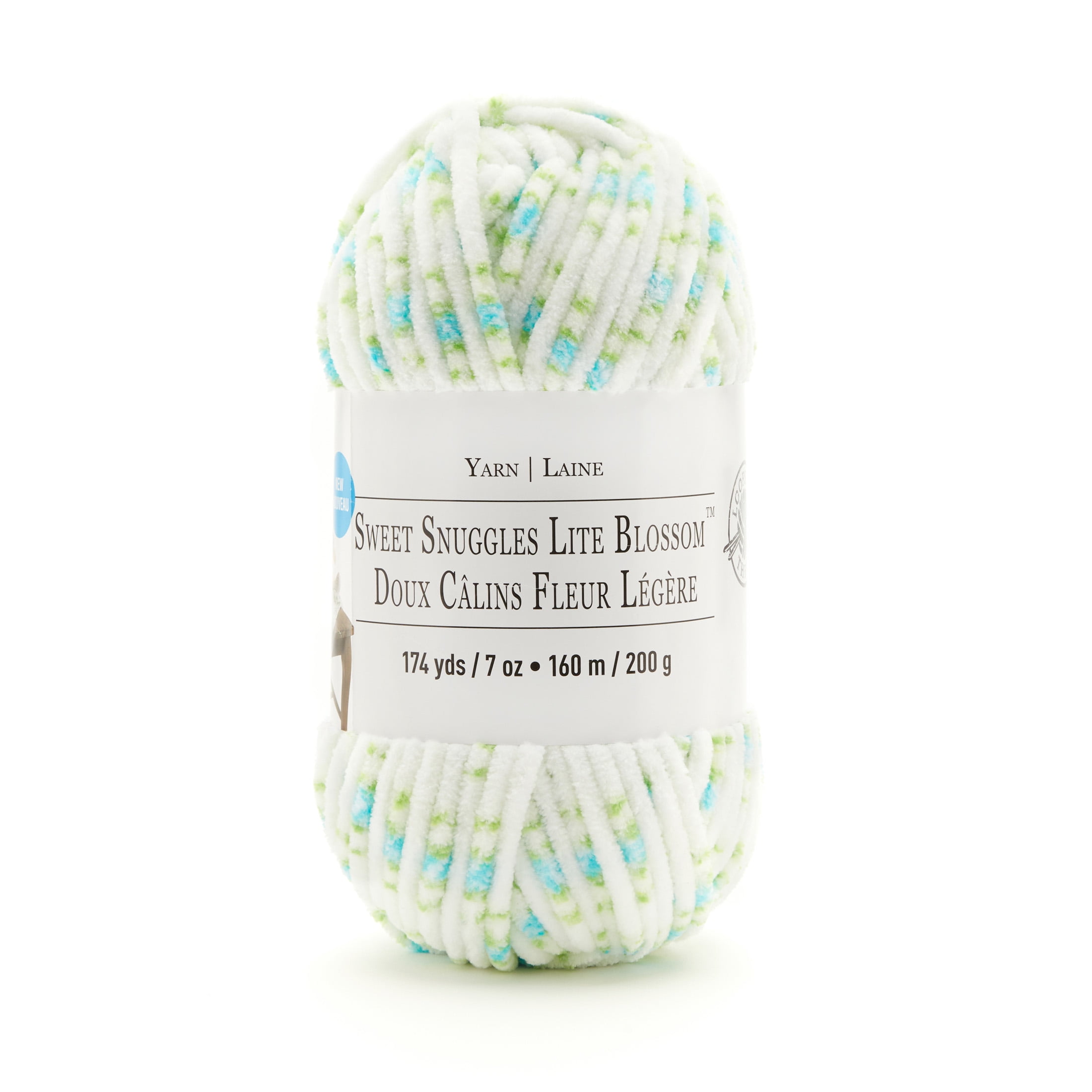 Sweet Snuggles Lite Blossom Yarn by Loops & Threads - Yarn for Knitting ...