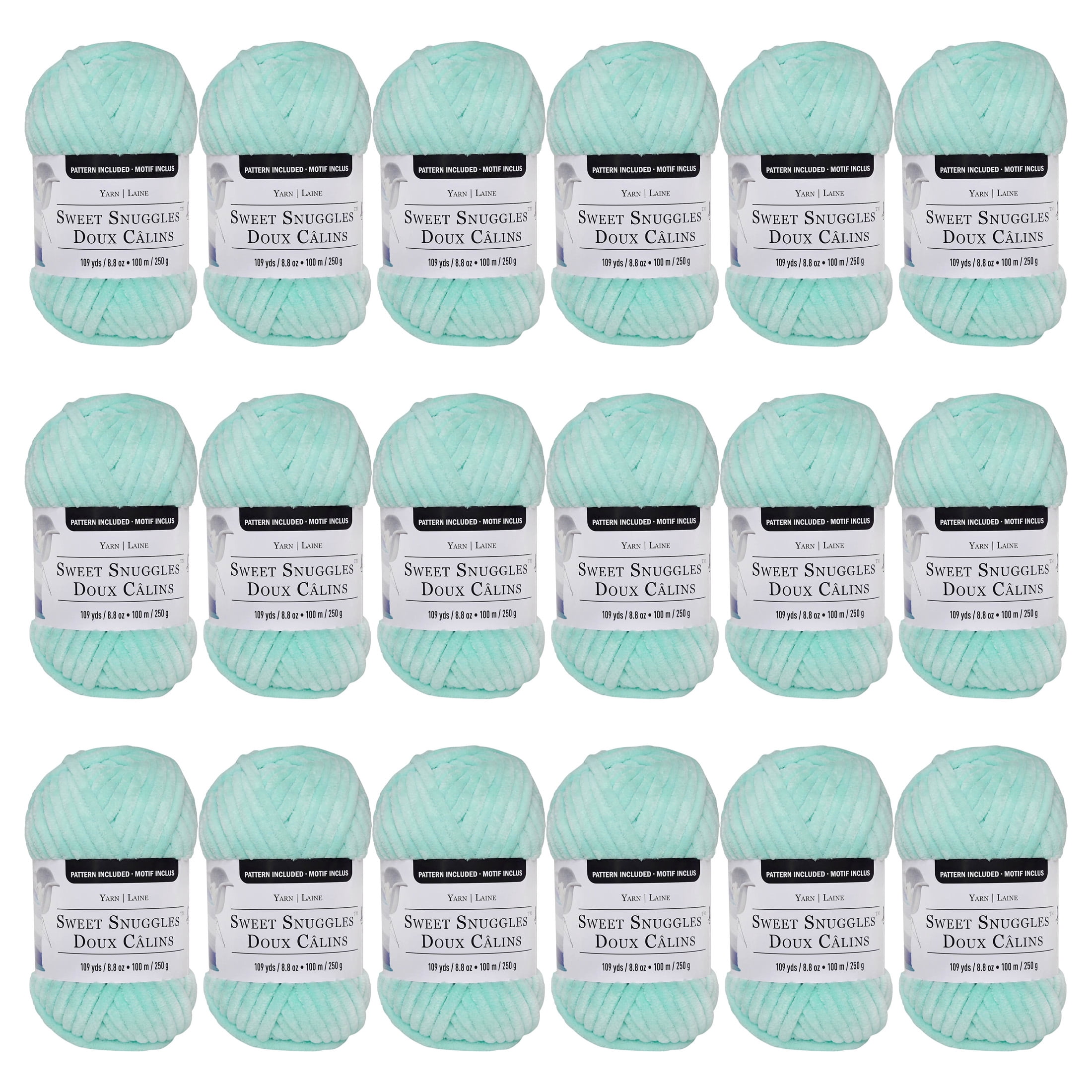 Loops & Threads Sweet Snuggles Yarn - Solid Yarn for Knitting, Crochet ...