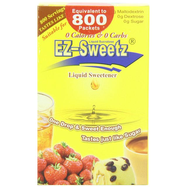 Sweet Solutions EZ Sweetz Liquid Drops Sweetener, 2 oz - Walmart.com