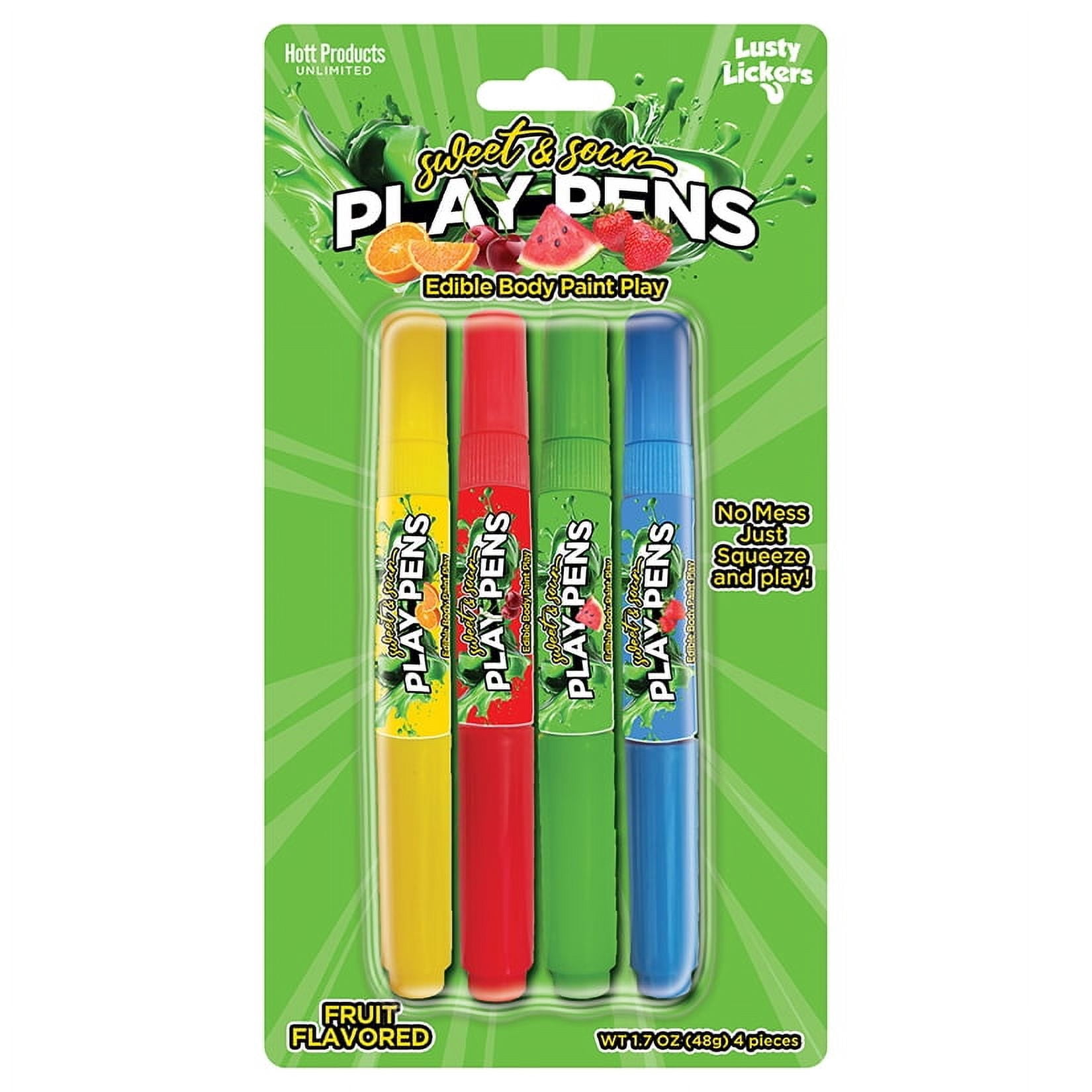 Sweet & Sour Flavored Play Pens- Pack of 4 - Walmart Business Supplies