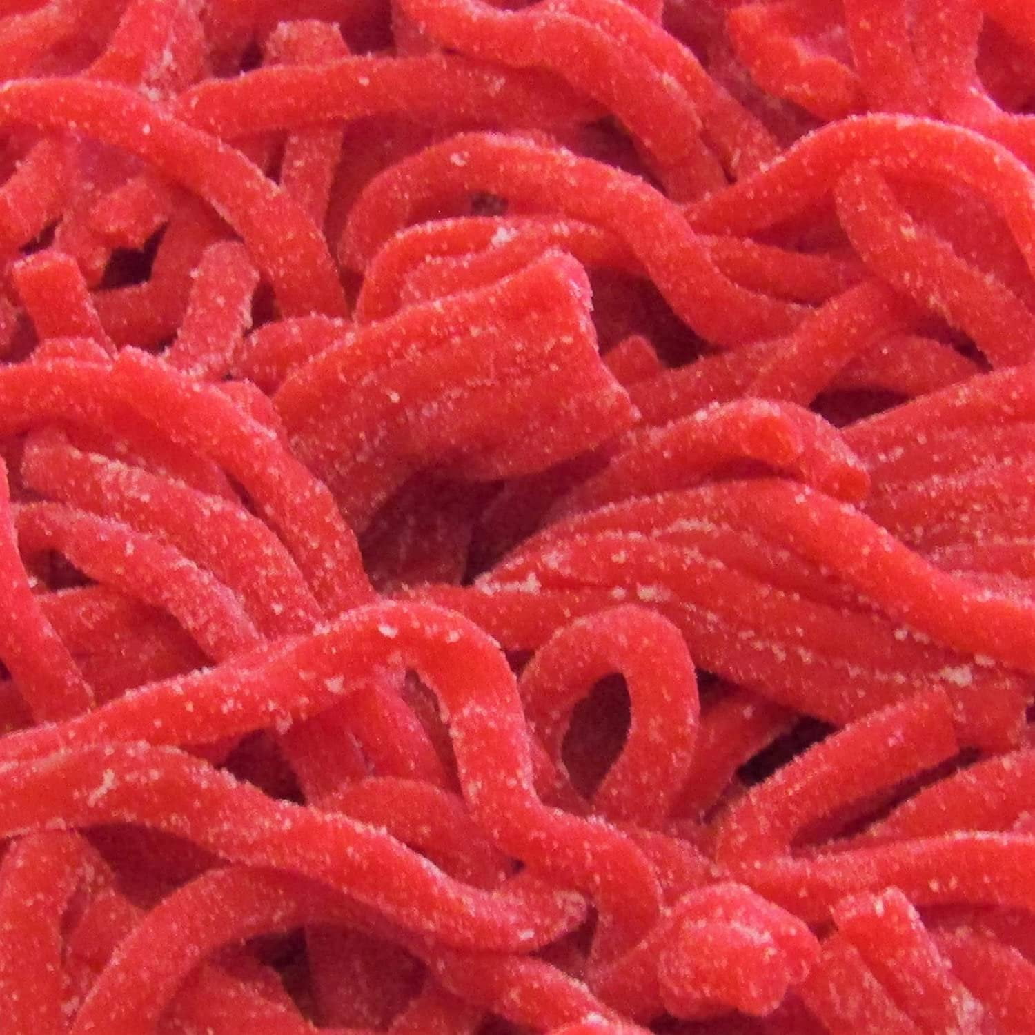Sweet & Sour Strawberry Licorice Straws by Its Delish, 1 lb Bulk Bag ...