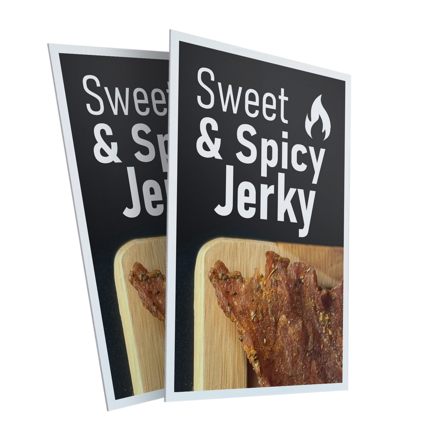 Sweet and Spicy Jerky (2-Pack) 24 Inch x 36 Inch Plastic Signs | Sign ...
