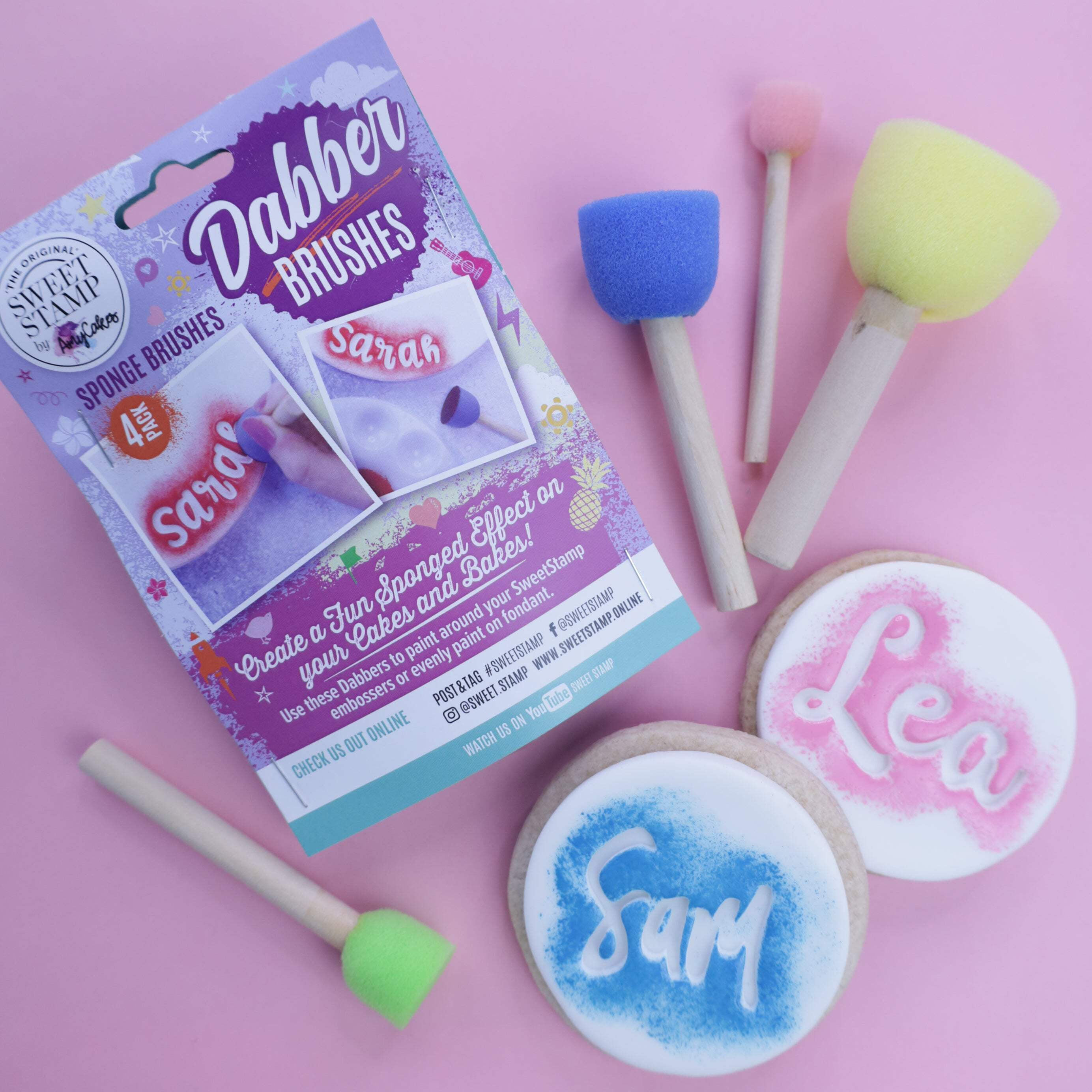 Sweet Stamp Dabber Brushes - 4 brush pack - Walmart.com