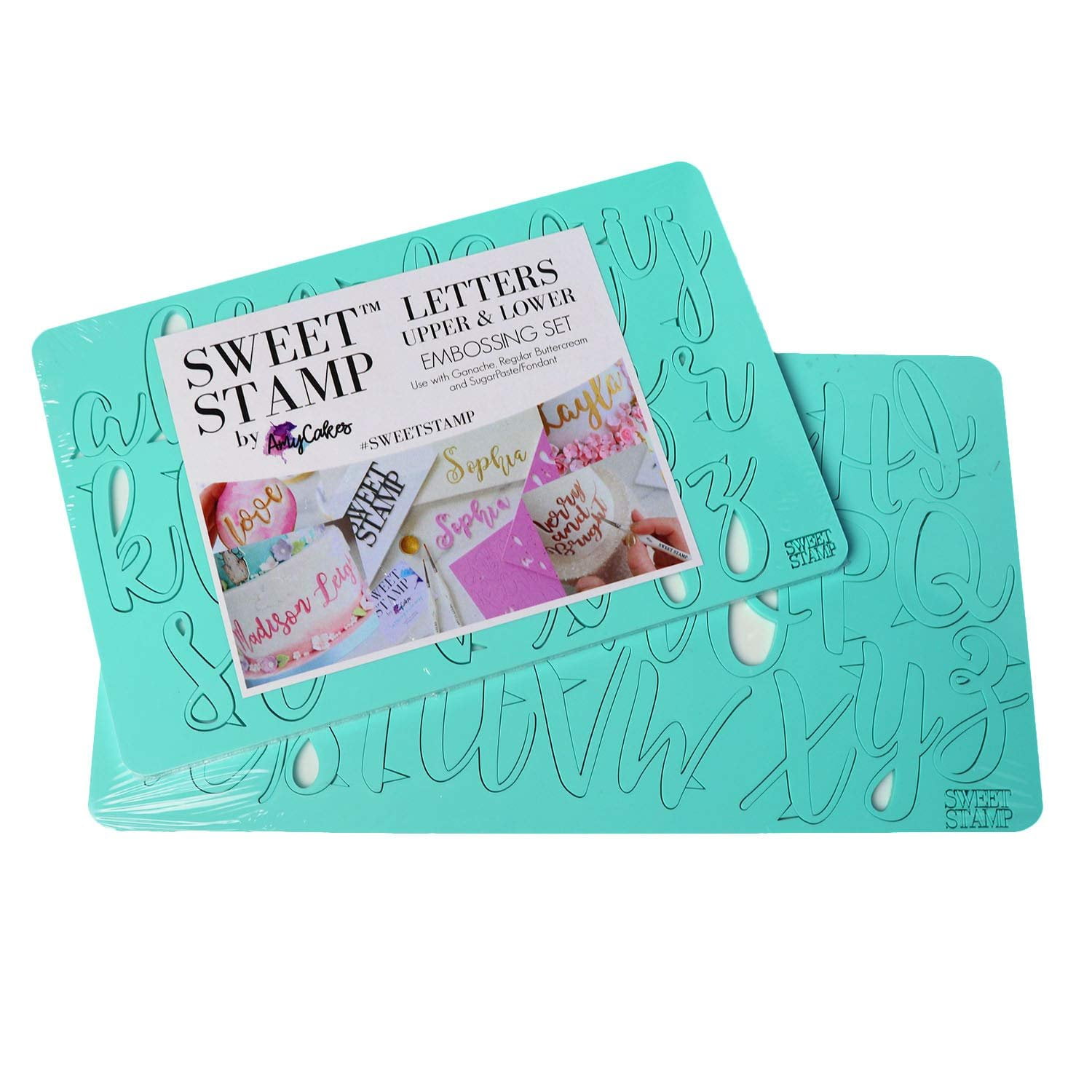 Sweet Stamp by AmyCakes Plastic Handwritten-Style Uppercase and ...