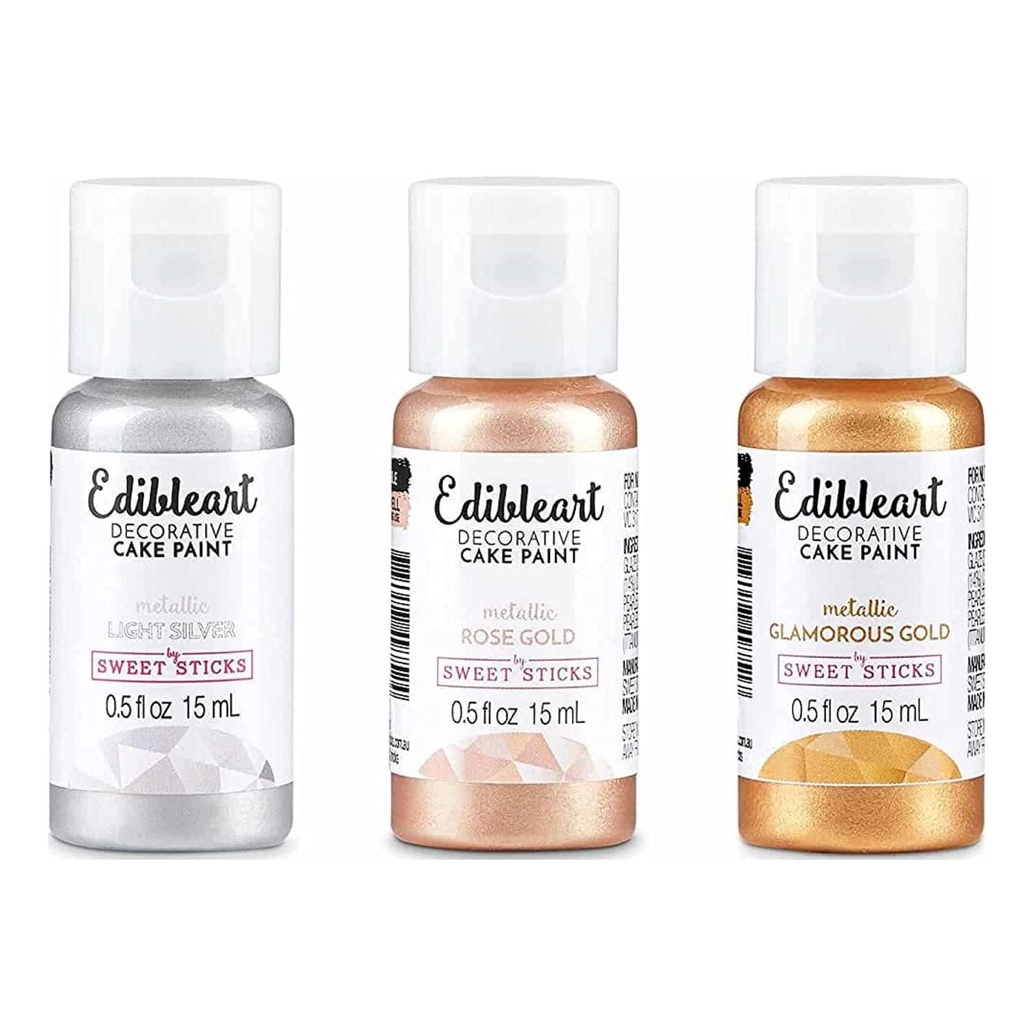 Sweet Sticks Edible Art Decorative Cake Paint 0.5 Ounce (15 Milliliters ...