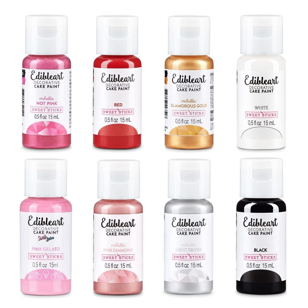Sweet Sticks Edible Art Decorative Cake Paint 0.5 Ounce 15 Milliliters ...
